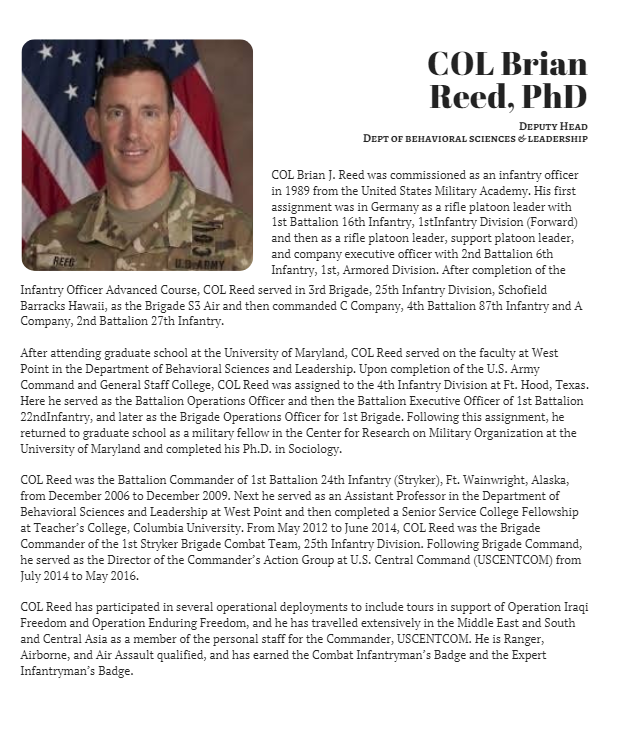 Conference Leadership | United States Military Academy West Point