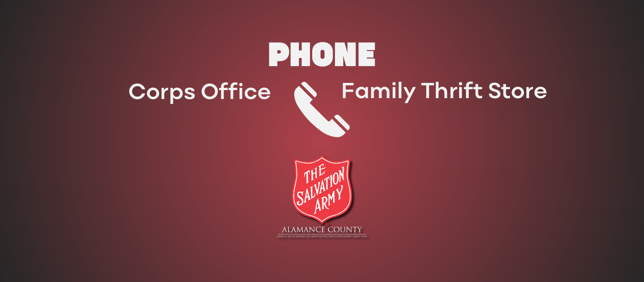 Contact Us - The Salvation Army of Alamance County