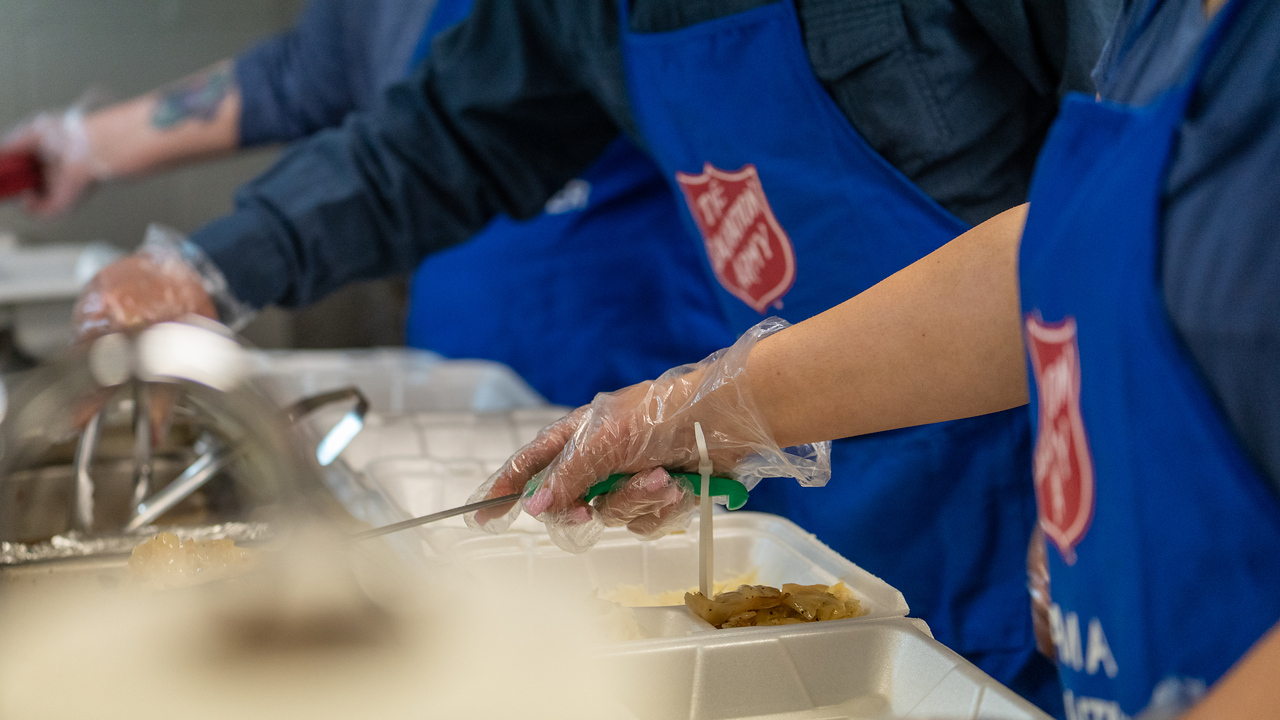 Community Hot Meal Program - Central Arkansas Area Command