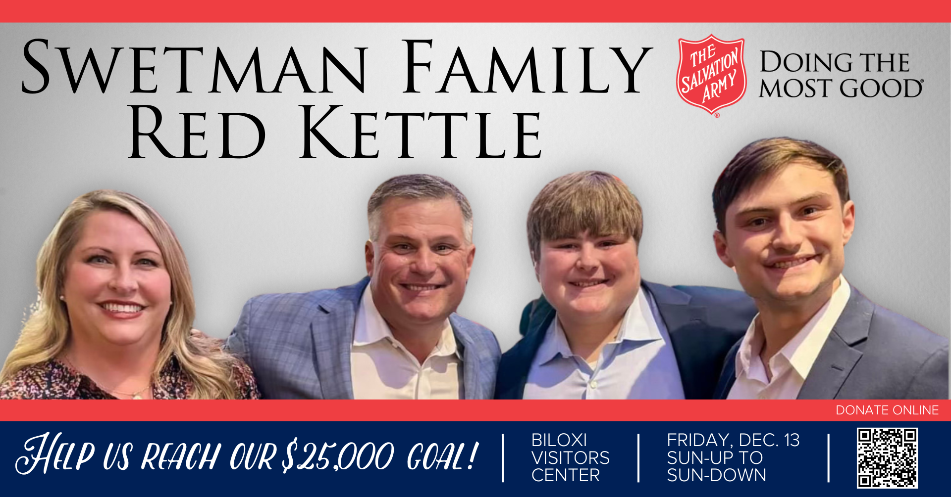 Swetman Family Red Kettle Challenge - Mississippi Gulf Coast Area Command