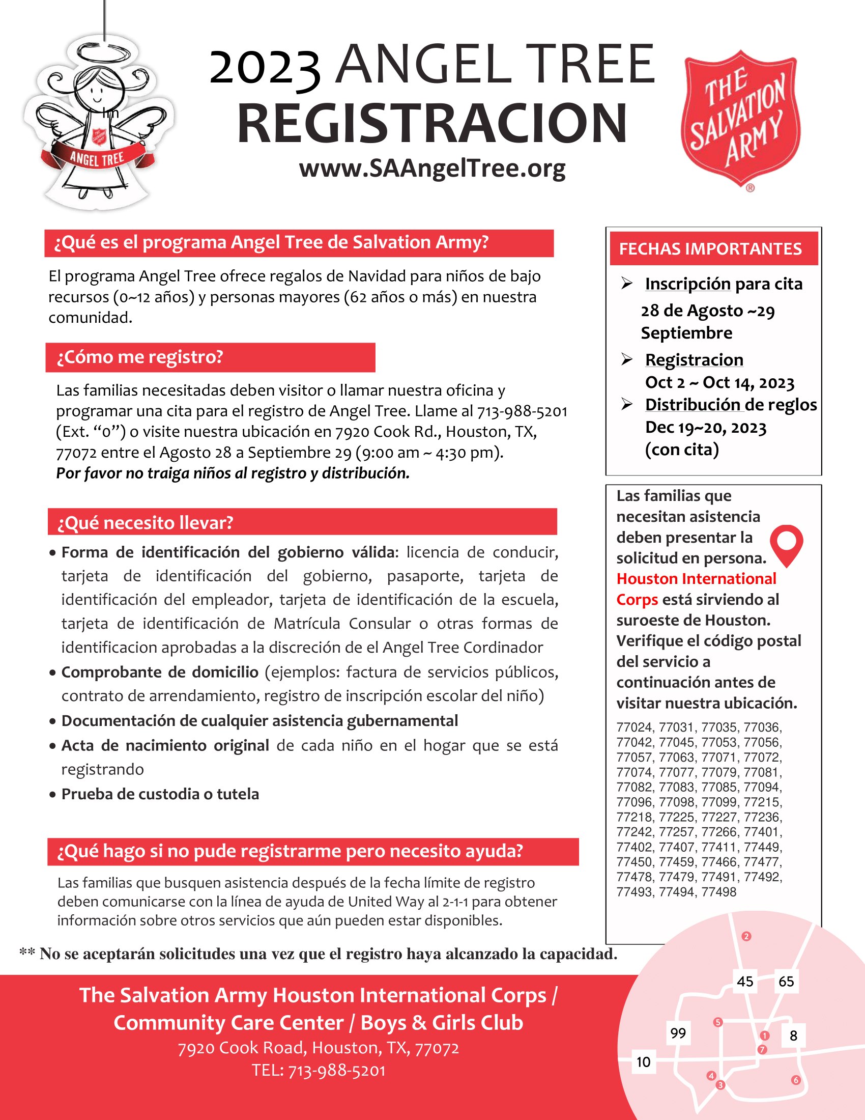 Angel Tree - International - Houston Area Command