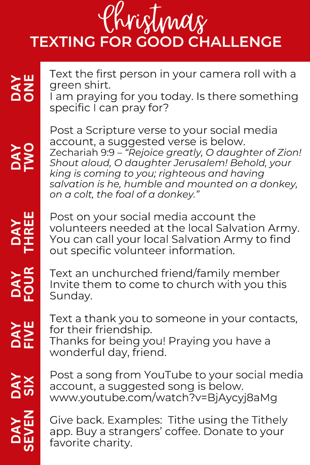 Texting for Good - The Salvation Army USA | Southern Territory