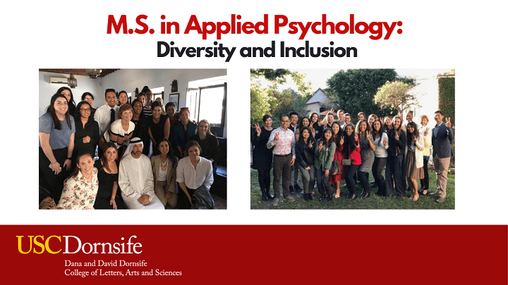 USC MAP| Diversity and Inclusion Webinar | M.S. in Applied Psychology