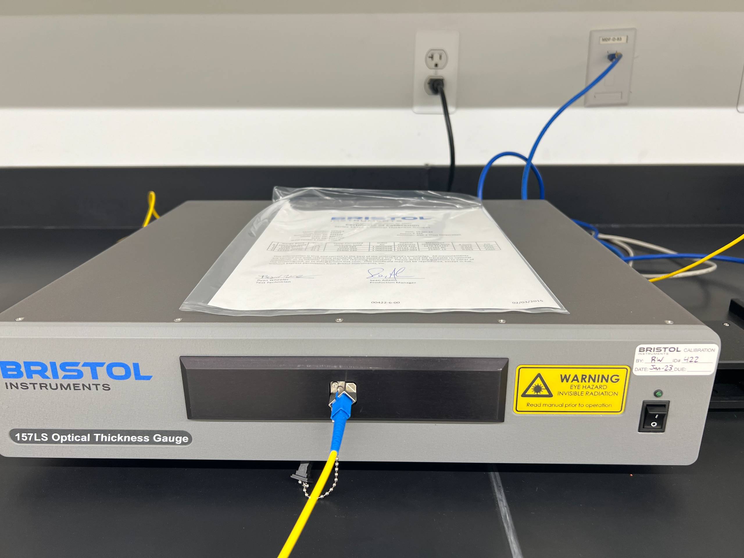 2023 BRISTOL 157LS-1 OPTICAL THICKNESS GAUGE For Sale | Aucto