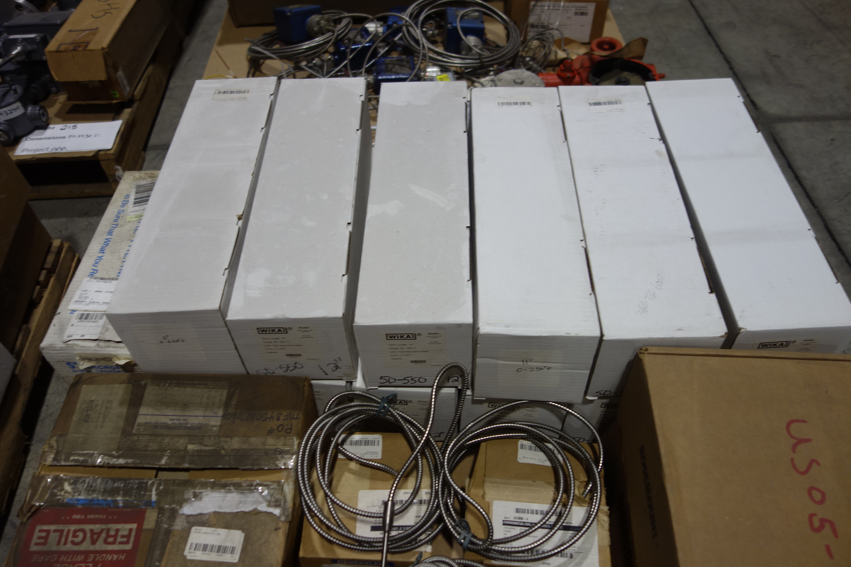 4 PALLETS OF ASSORTED TEMPERATURE SENSORS