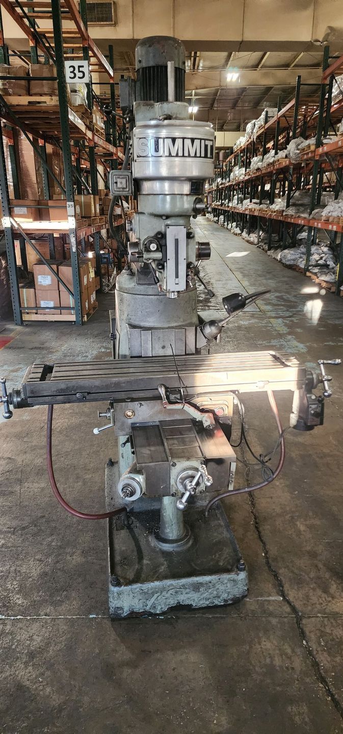 SUMMIT V-244 VERTICAL MILLING MACHINE