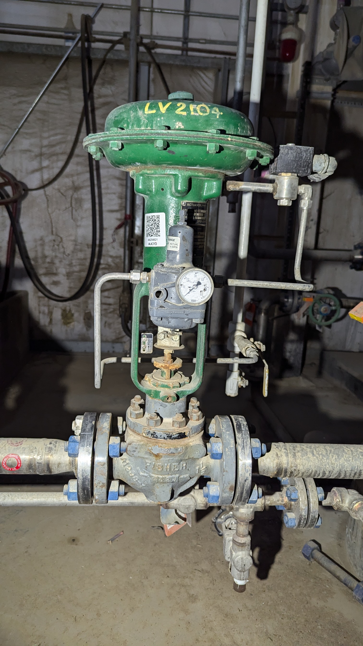 FISHER STL CONTROL VALVE & 667 ACTUATOR ASSEMBLY For Sale | Aucto