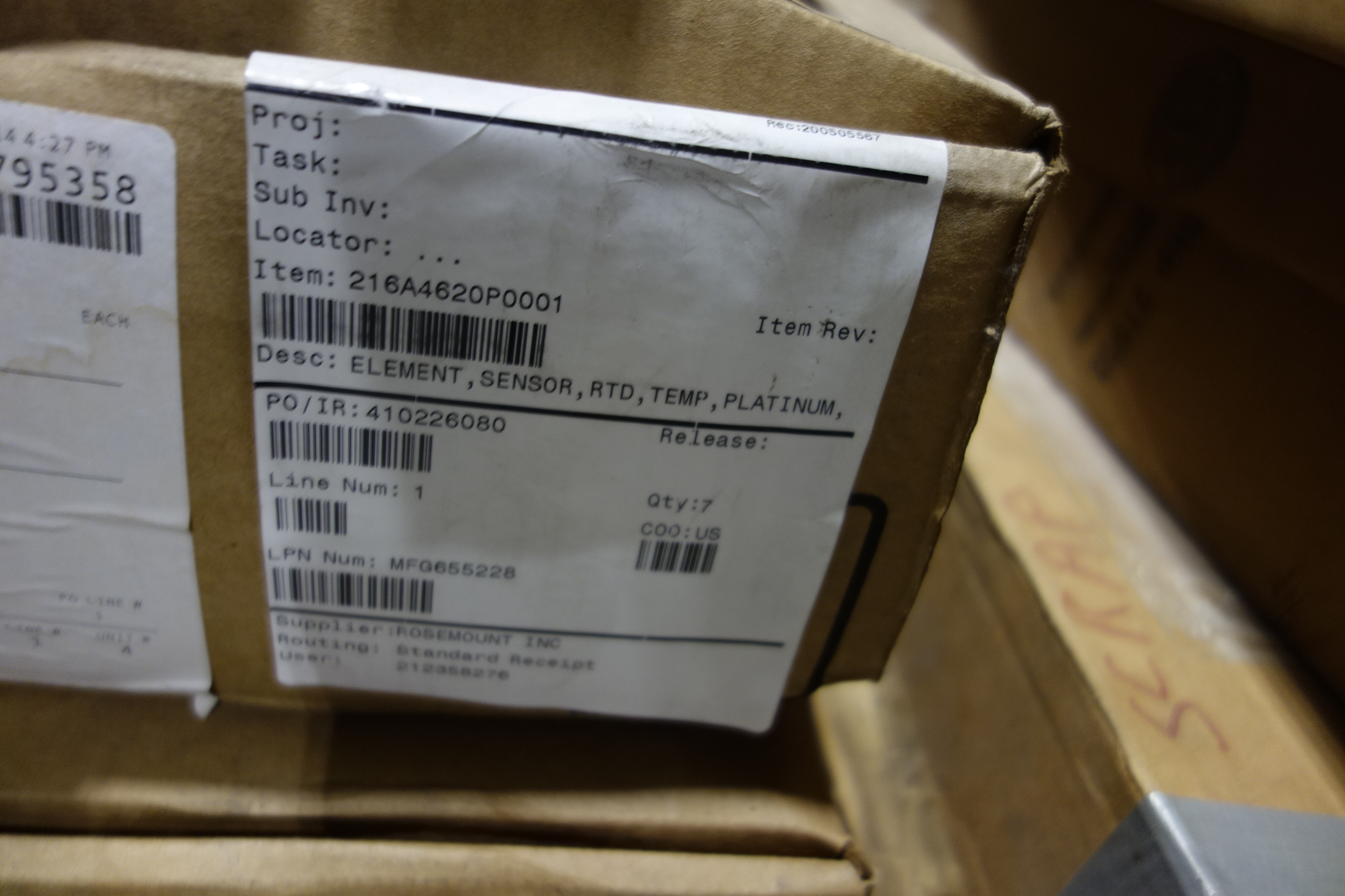 3 PALLETS OF ASSORTED TEMPERATURE SENSORS