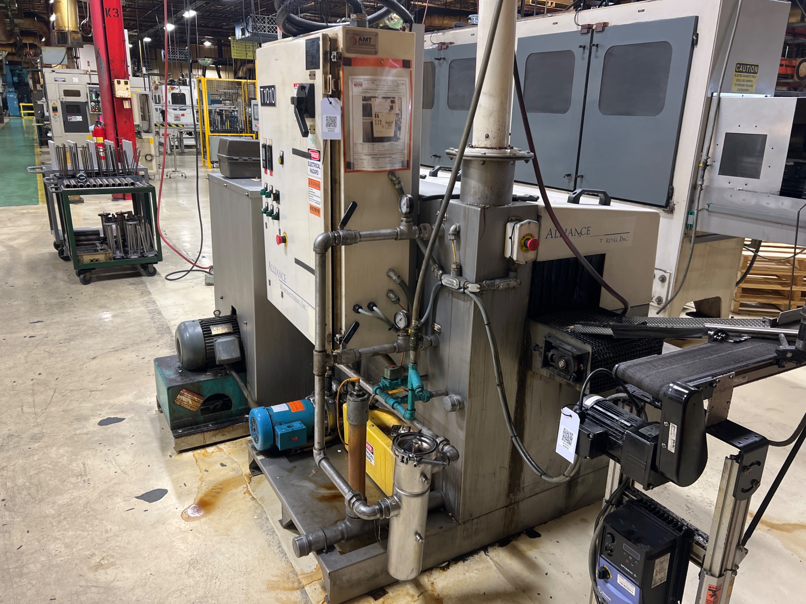 ALLIANCE MANUFACTURING AQUAMASTER CB-1200E PARTS WASHING MACHINE For Sale | Aucto