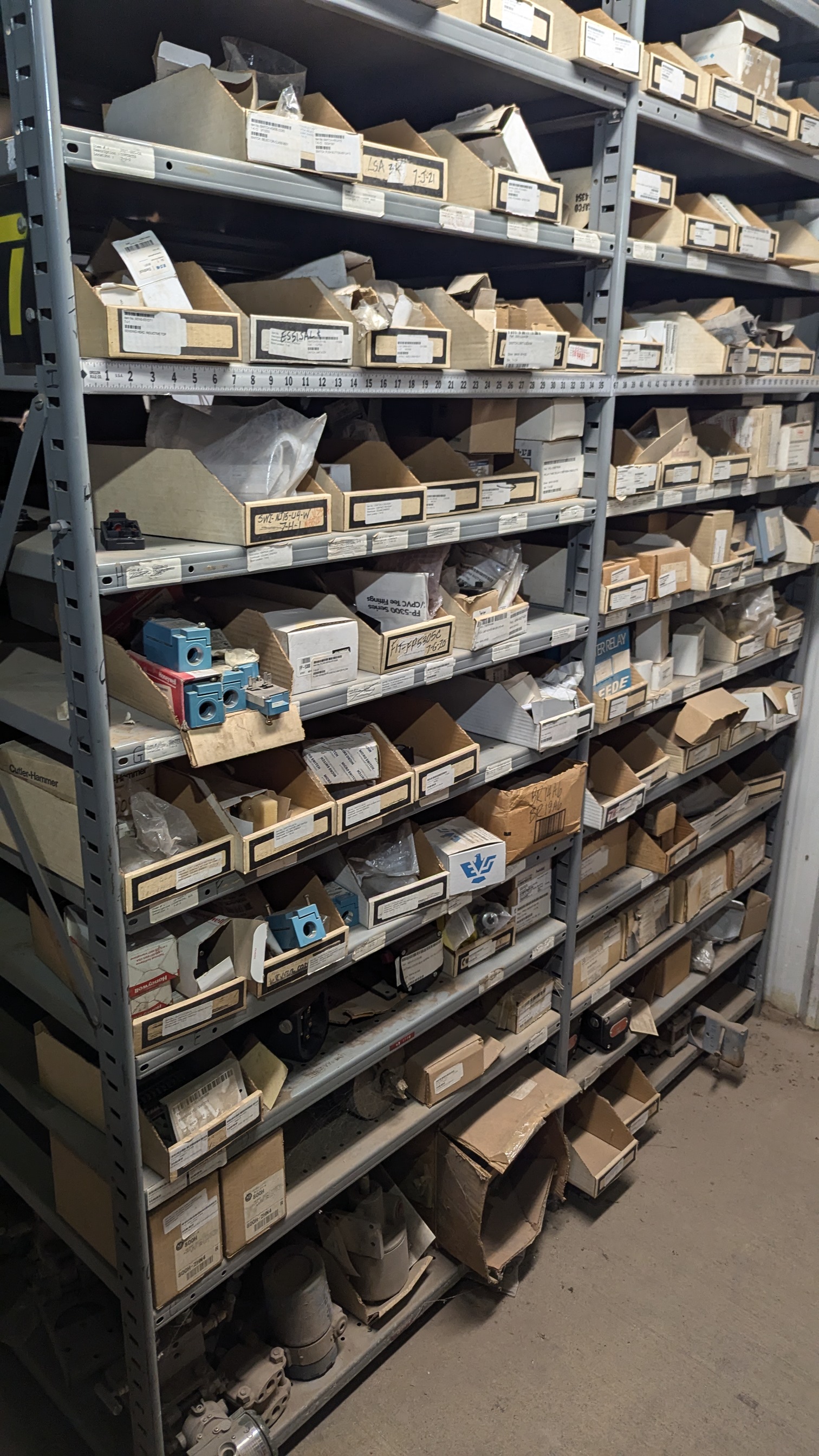 BULK QTY OF SPARE PARTS INVENTORY