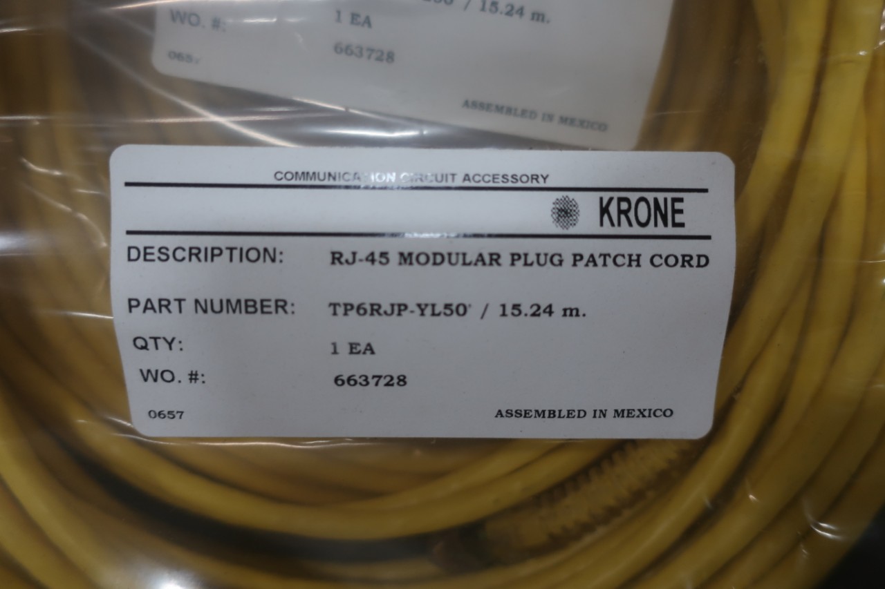 SKU 1067652 -2 PALLETS OF ASSORTED CORDSET CABLES