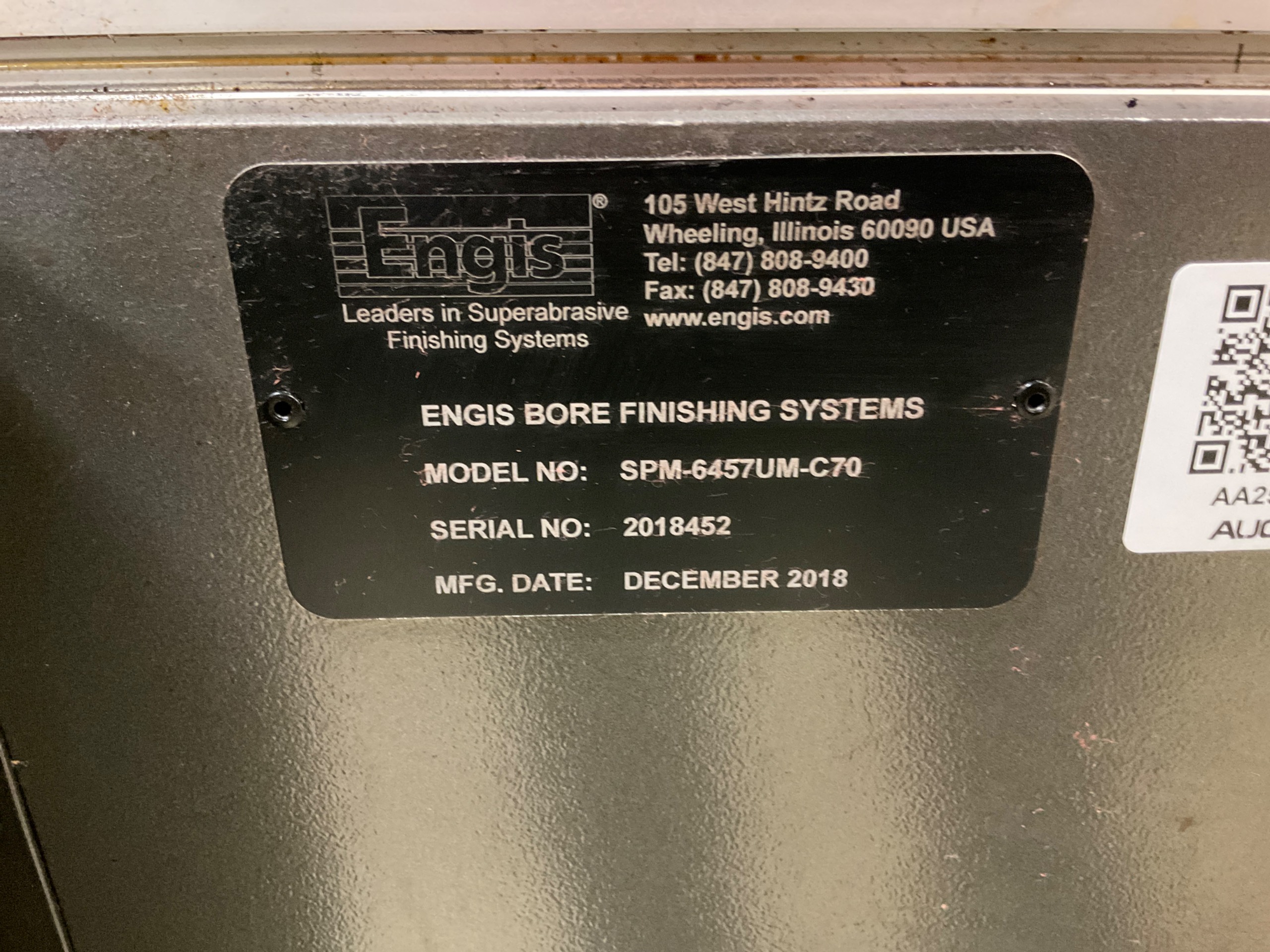 2018 ENGIS SPM-6457UM-C70 BORE FINISHING MACHINE