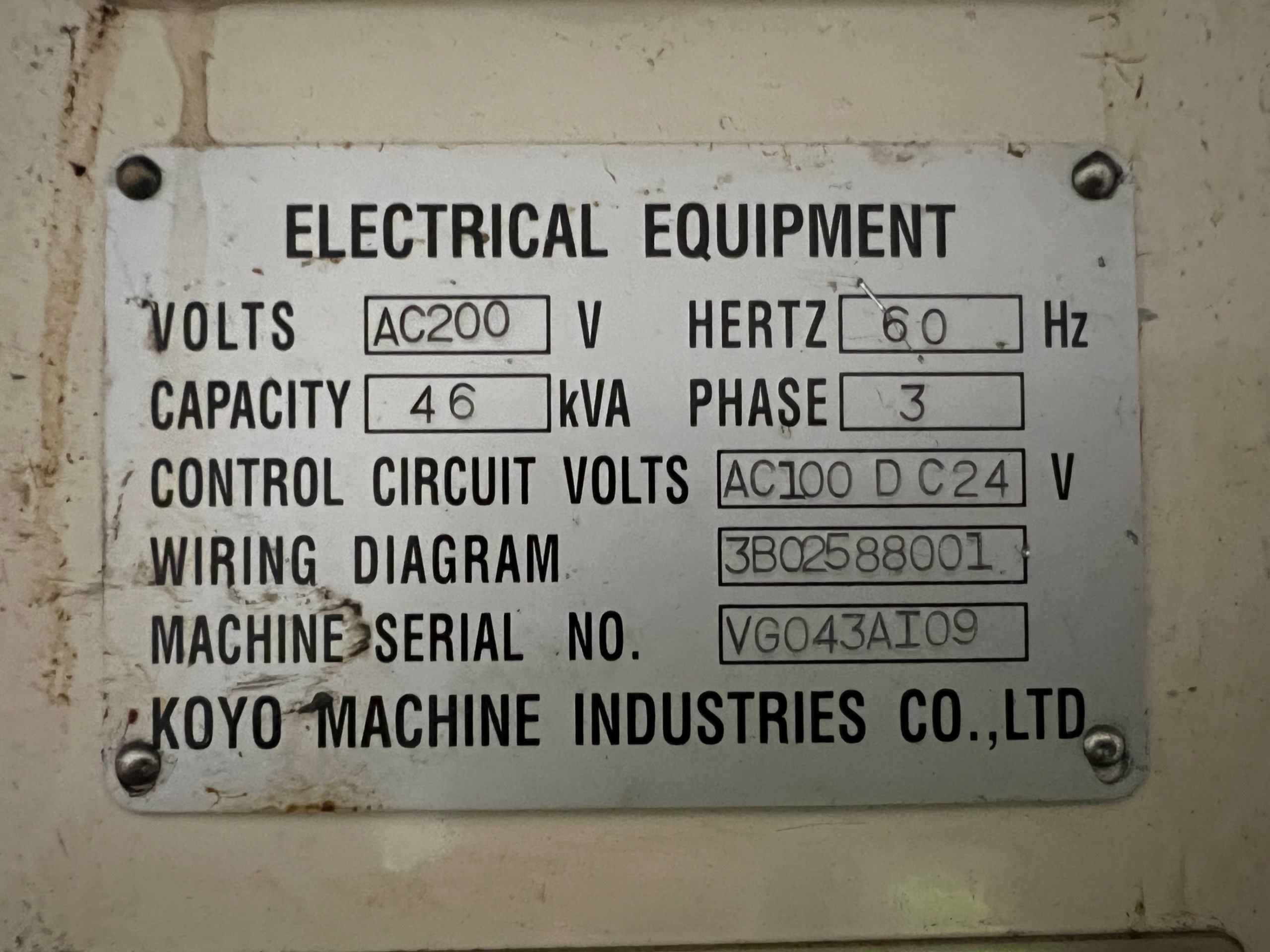 KOYO VG-300A ANGLE GRINDER For Sale | Aucto