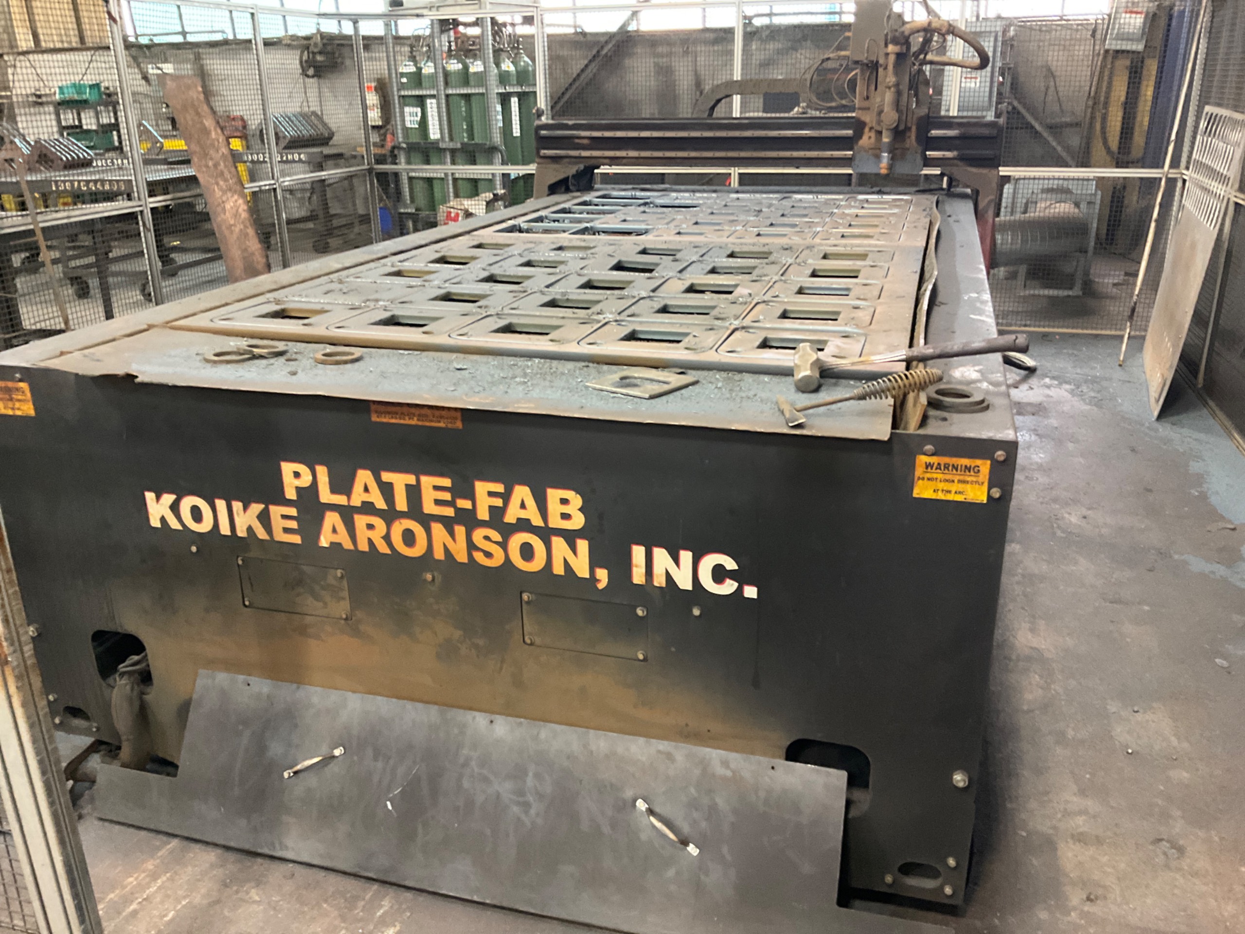 2018 KOIKE ARONSON PLATEFAB PLASMA CUTTING MACHINE
