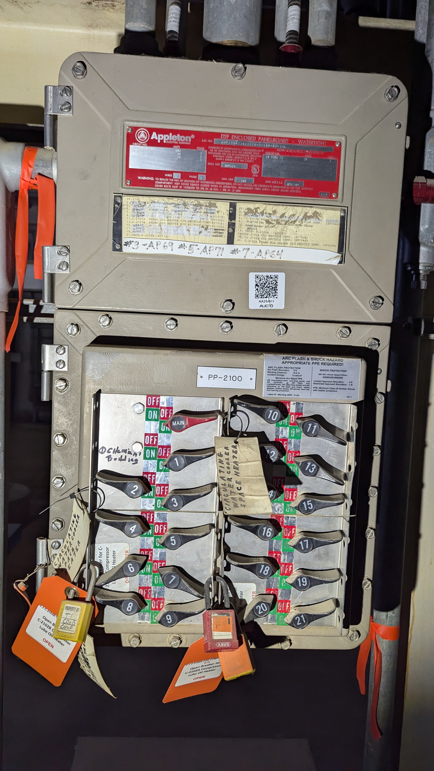 1994 APPLETON D2P PANELBOARD For Sale | Aucto