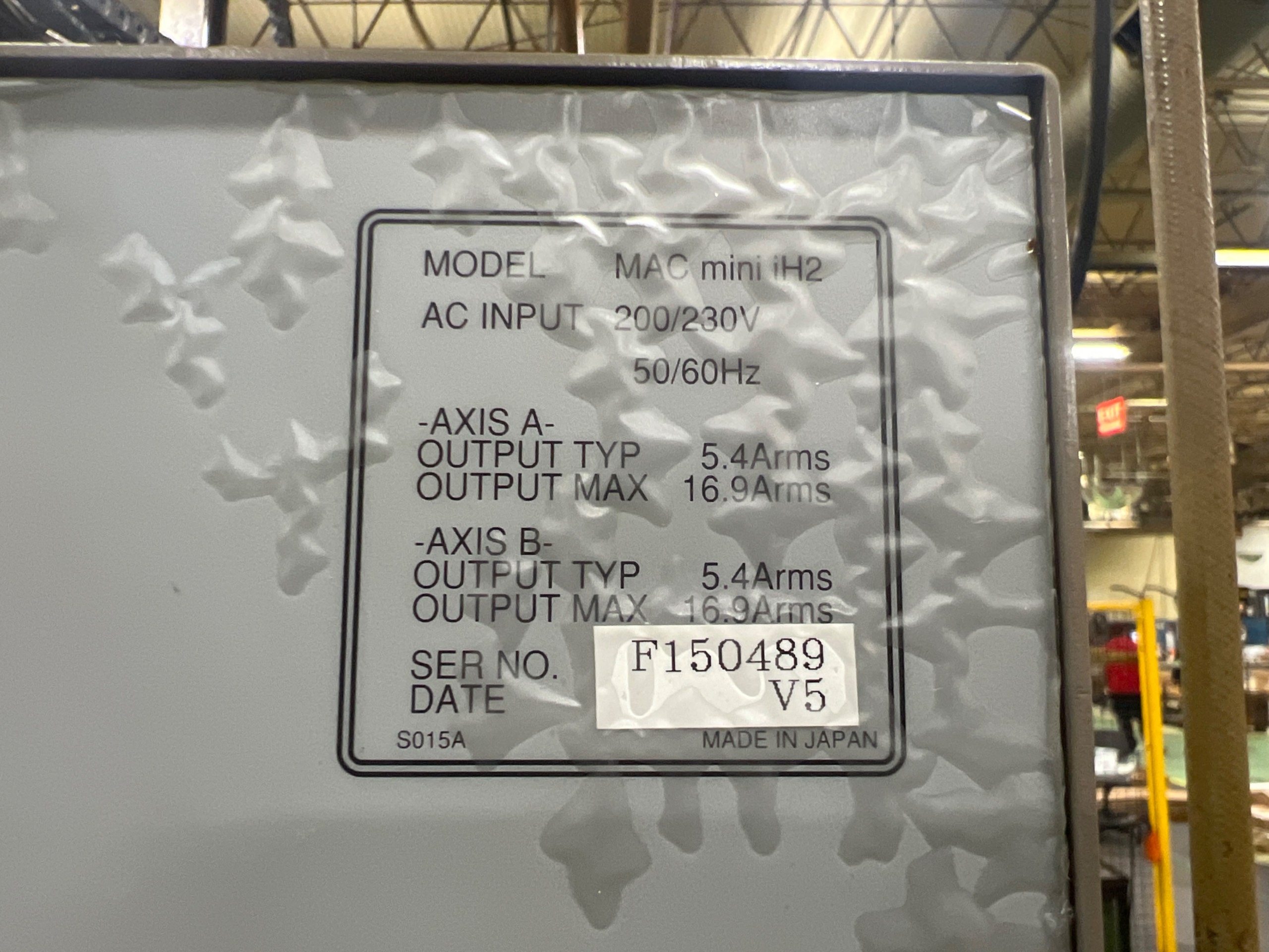 2003 TOYOSK TVT301S VERTICAL MACHINING CENTER For Sale | Aucto