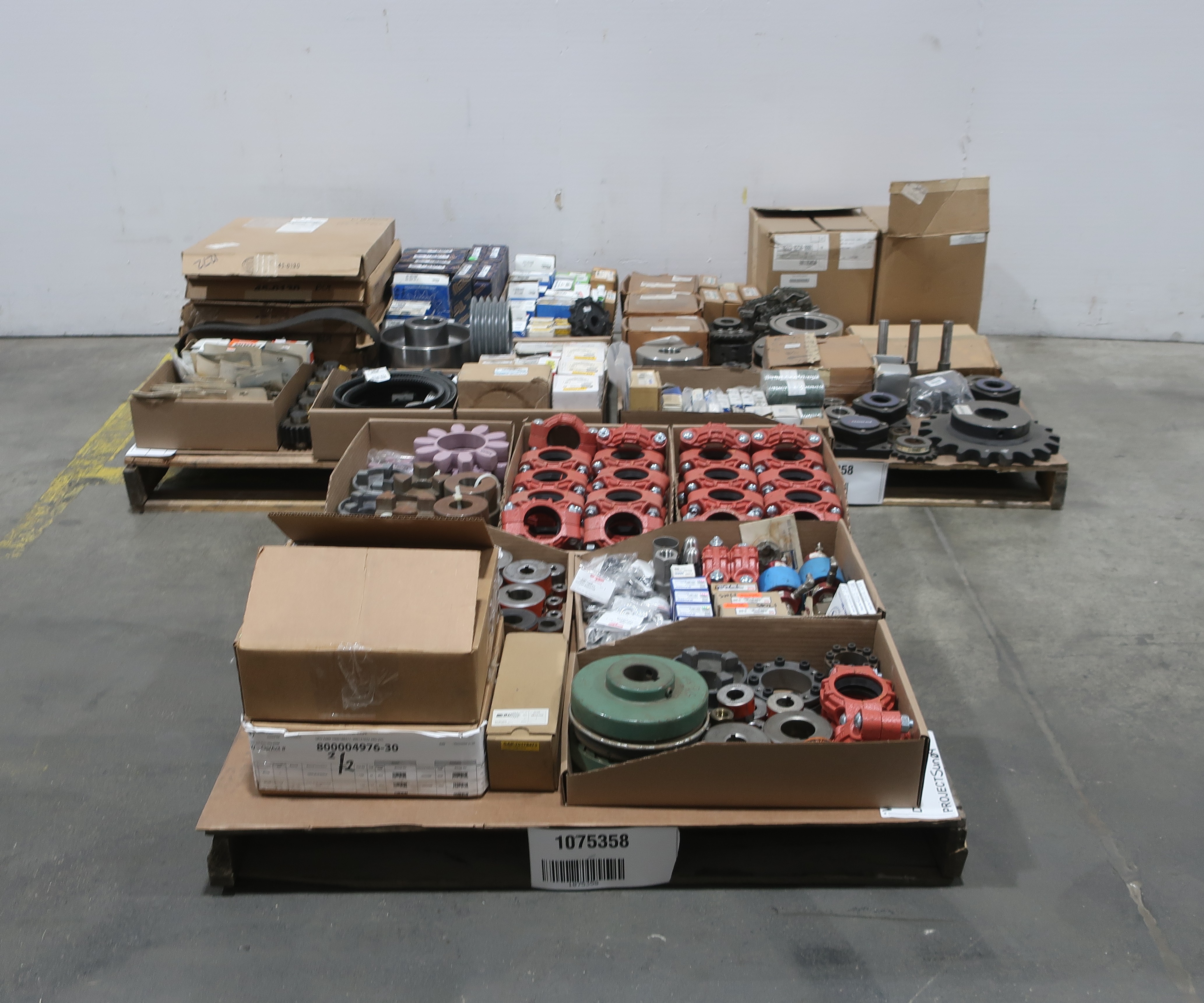 3 PALLETS OF ASSORTED POWER TRANSMISSION