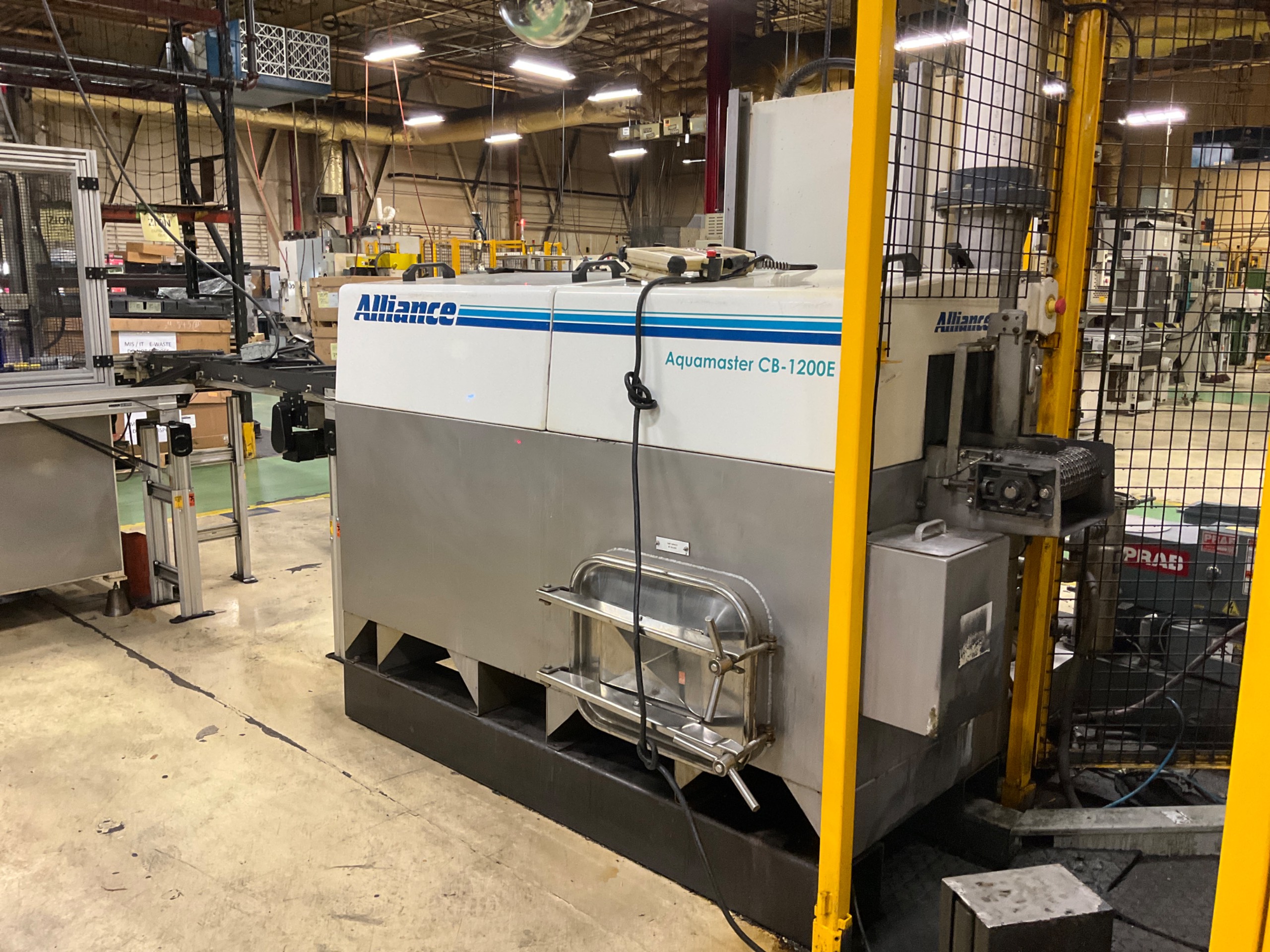 ALLIANCE MANUFACTURING AQUAMASTER CB-1200E PARTS WASHING MACHINE For ...