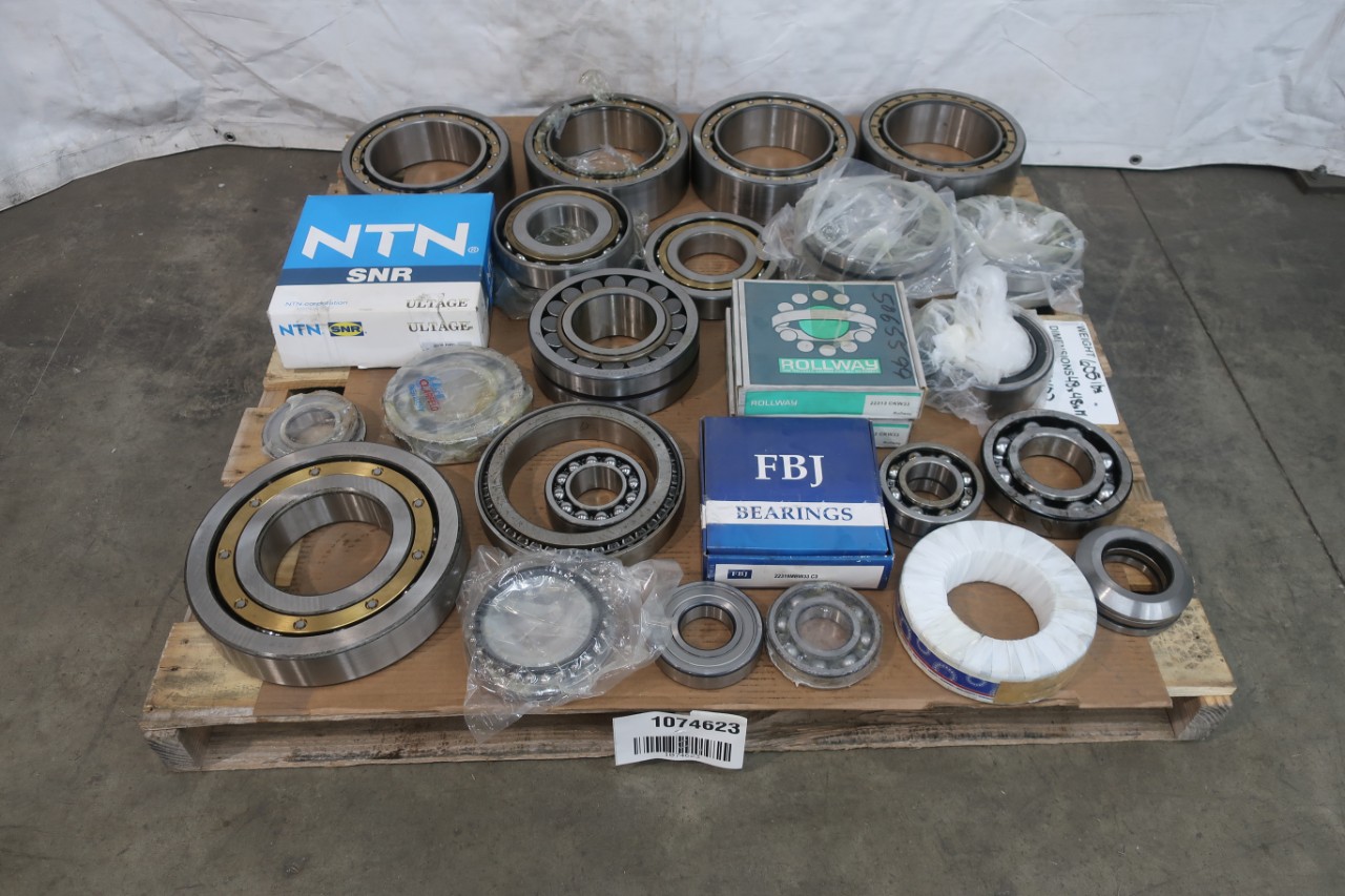 SKU 1074623 - PALLET OF ASSORTED ROLLER BEARINGS
