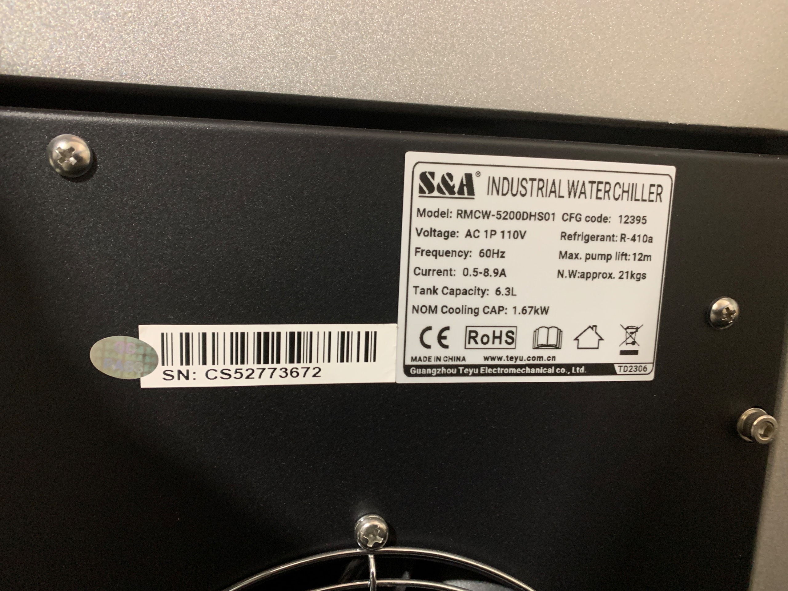 2024 RYGEL ADVANCED MACHINES OMTECH PRO 3655H LASER ENGRAVING MACHINE