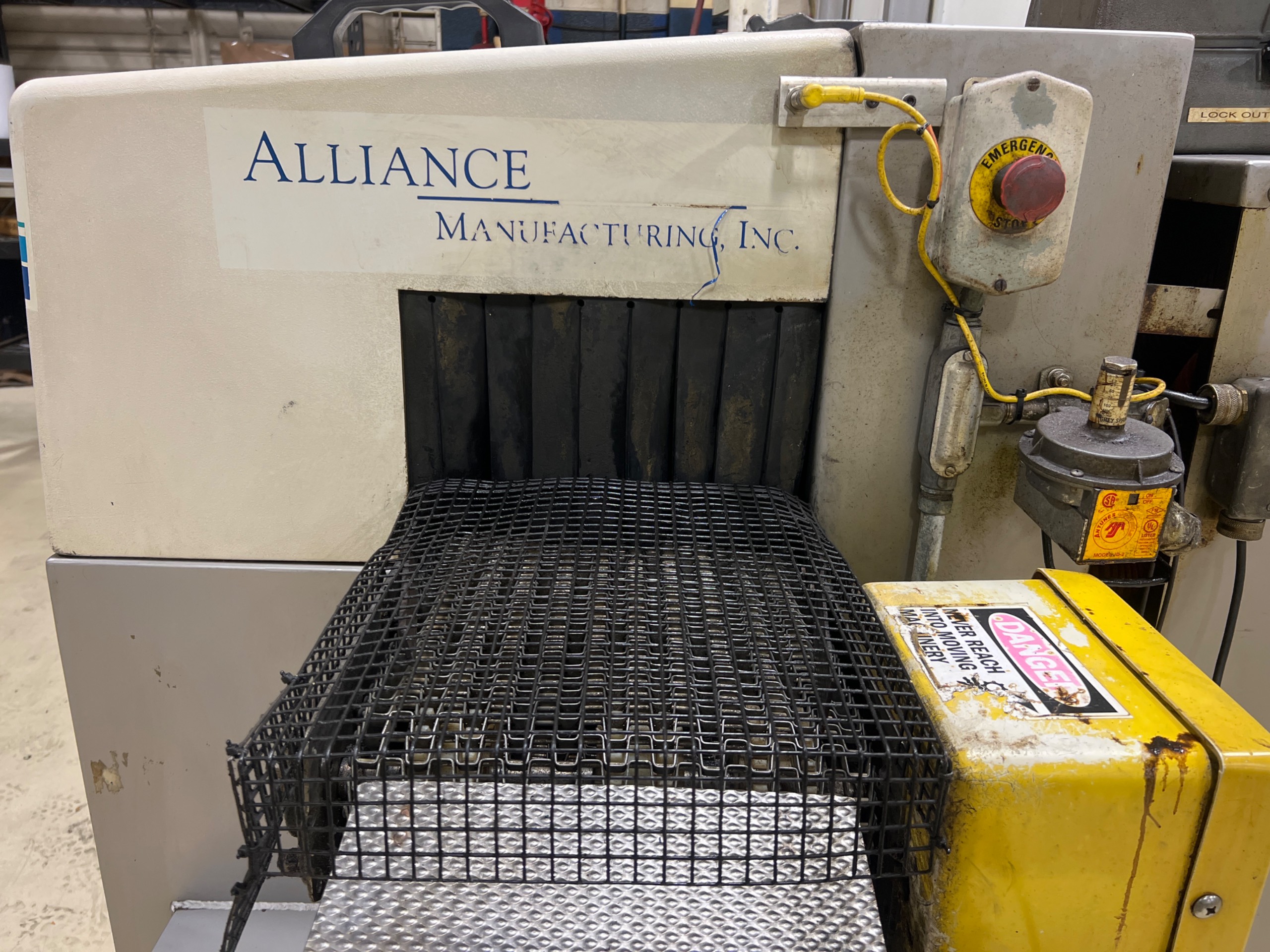 ALLIANCE MANUFACTURING AQUAMASTER CB-1200E PARTS WASHING MACHINE