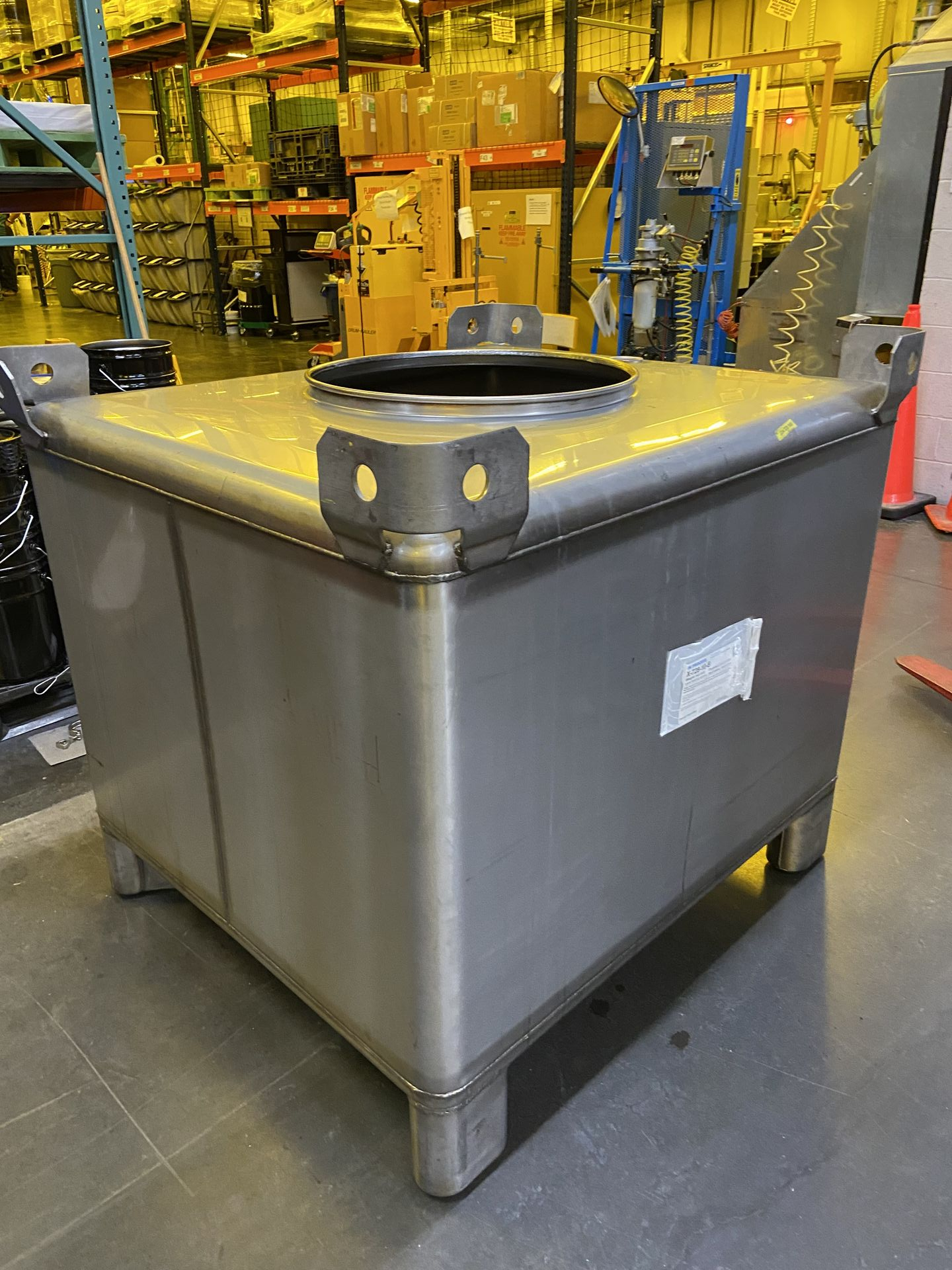2018 TRANSTORE/METALCRAFT 300 GALLON STAINLESS STEEL IBC TOTE TANK