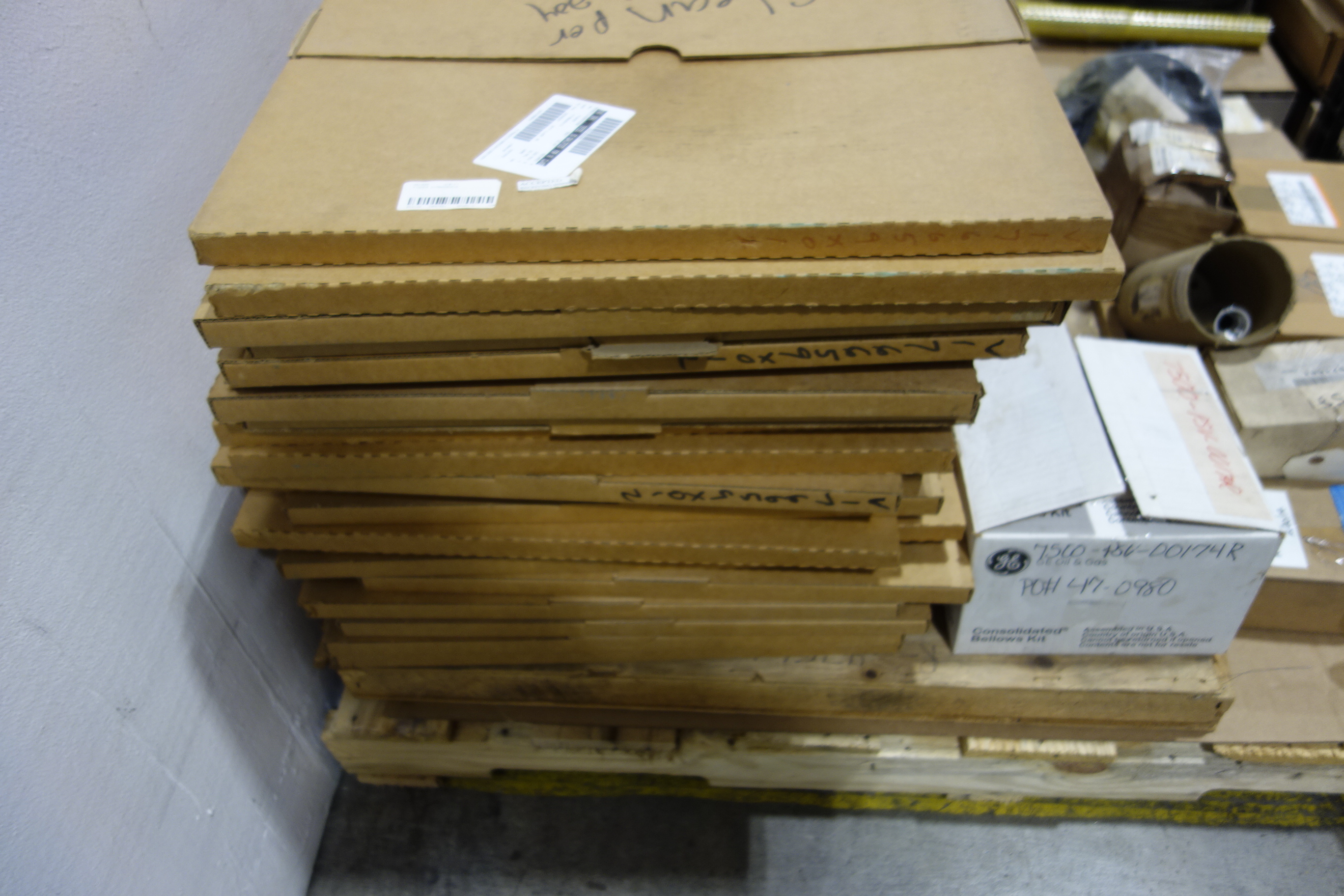 4 PALLETS OF ASSORTED VALVE PARTS AND ACCESSORIES