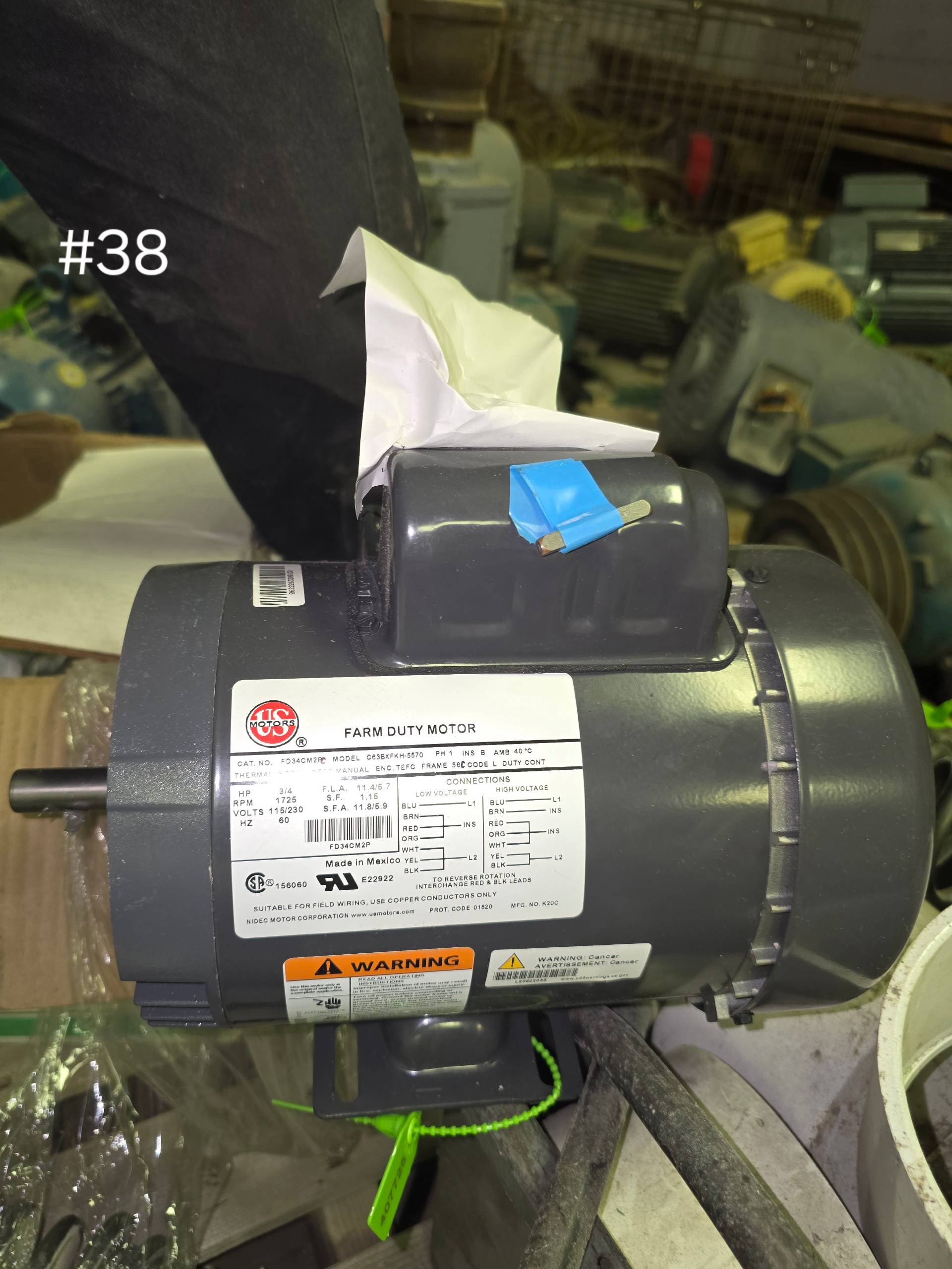 BULK LIST OF ELECTRIC MOTORS For Sale | Aucto