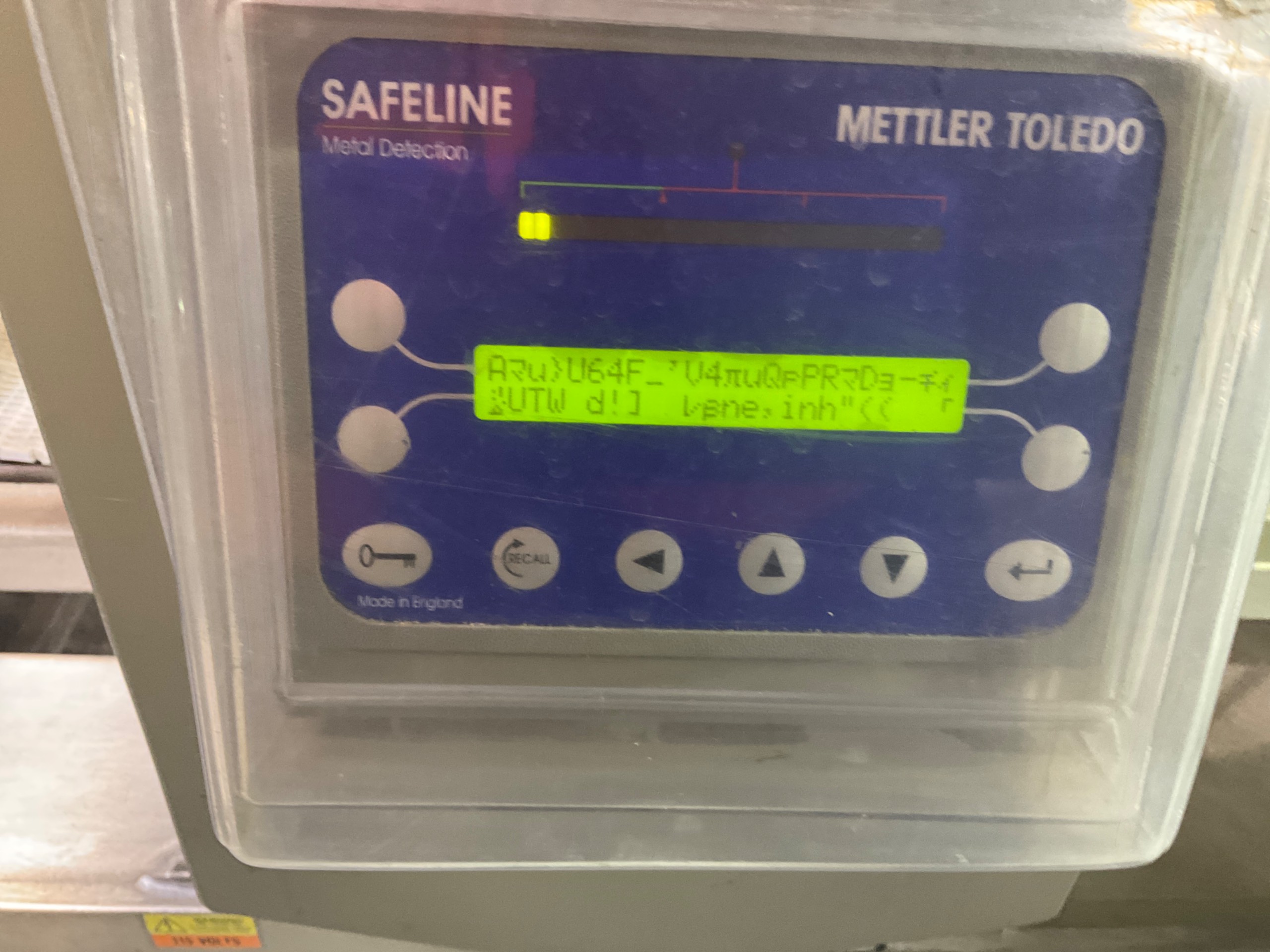 SAFELINE POWERPHASE CONVEYOR METAL DETECTOR