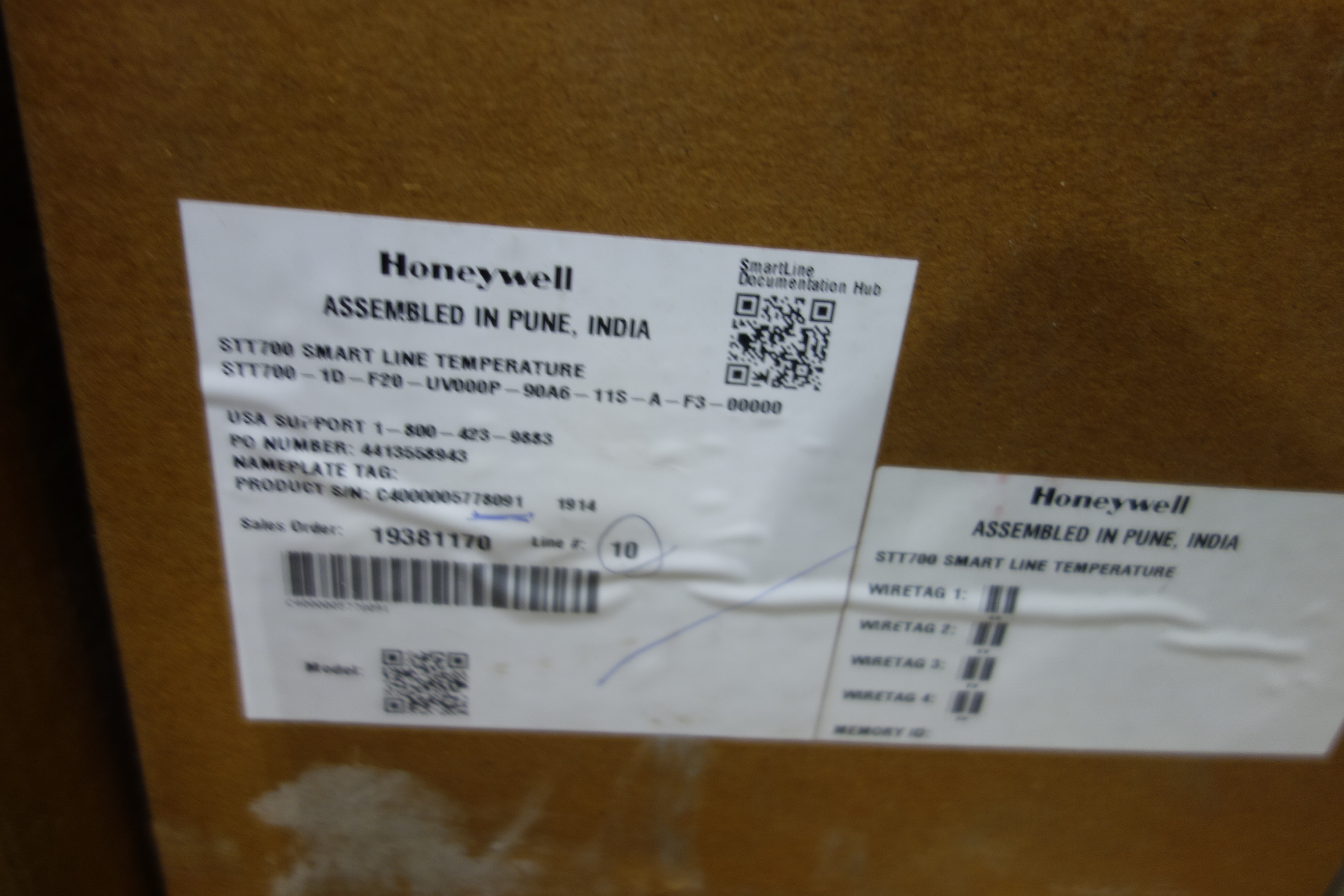 4 PALLETS OF ASSORTED TEMPERATURE SENSORS