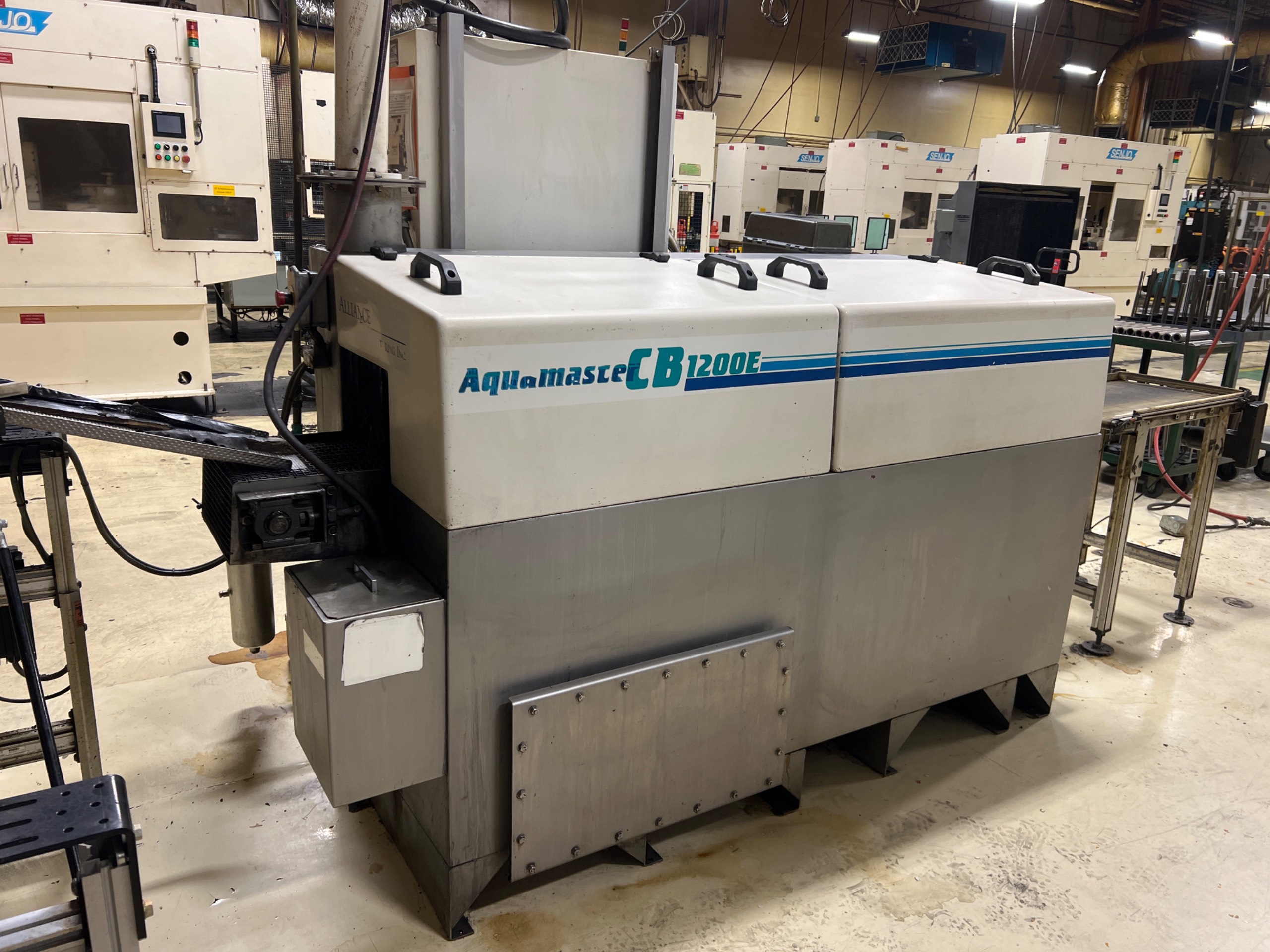 ALLIANCE MANUFACTURING AQUAMASTER CB-1200E PARTS WASHING MACHINE