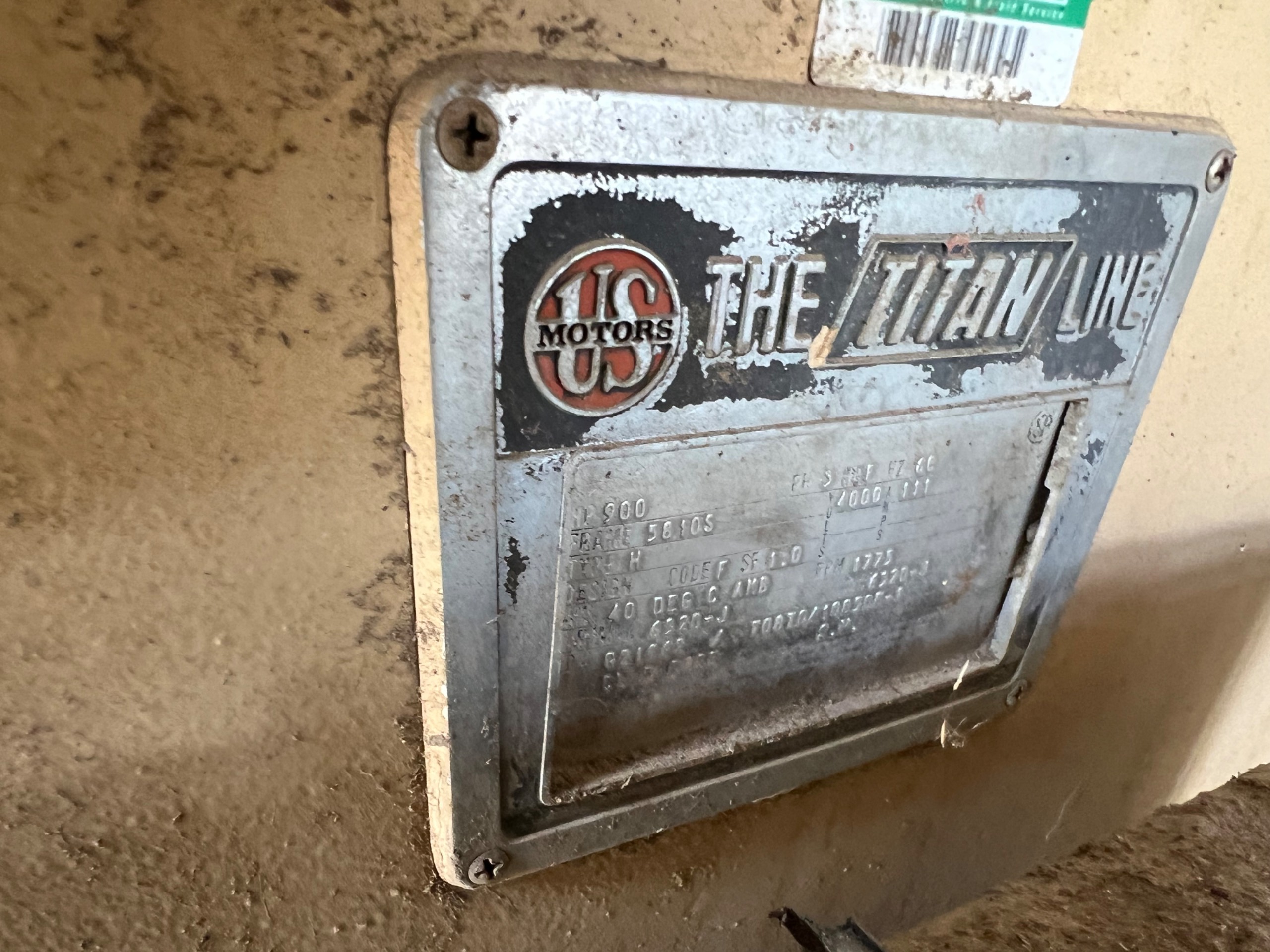 QTY 2: INDUCTION MOTOR