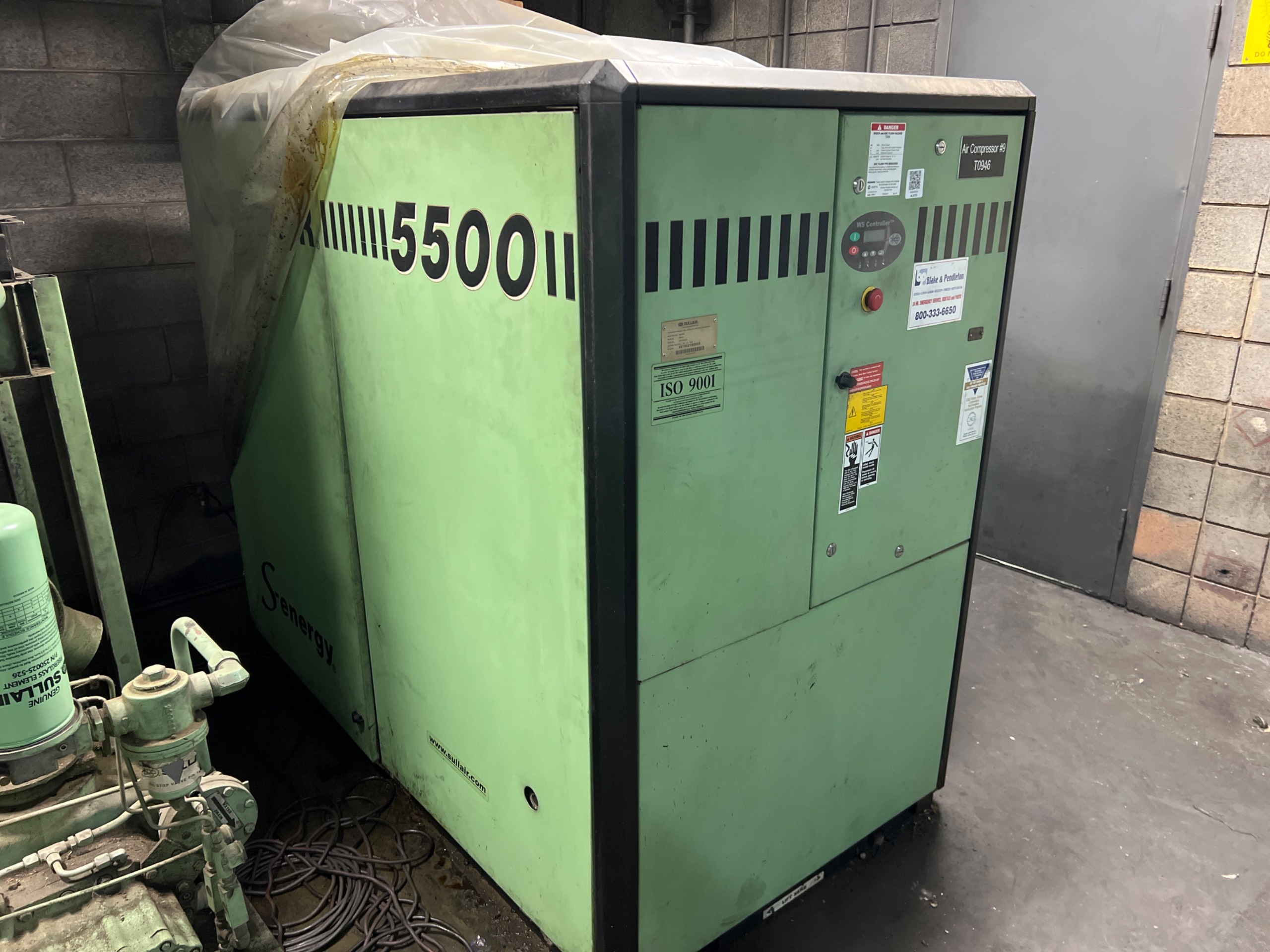 SULLAIR 5509/A STATIONARY AIR COMPRESSOR For Sale | Aucto