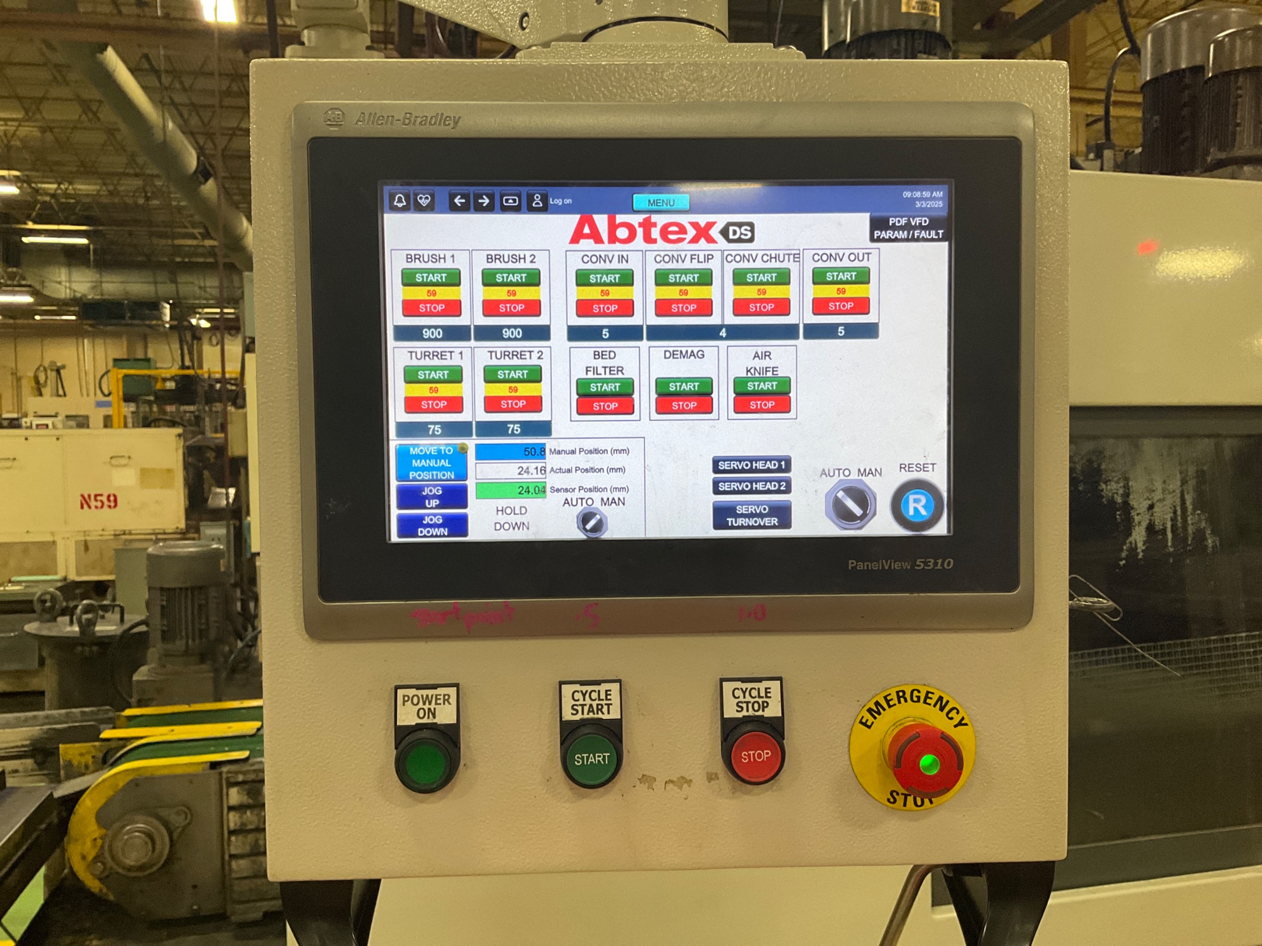 2023 ABTEX J0189 DEBURRING MACHINE