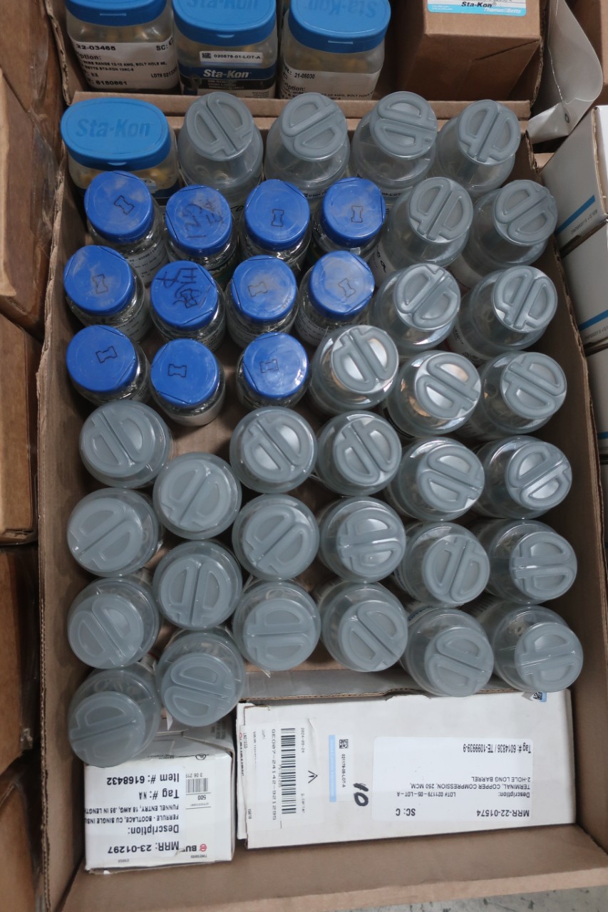 SKU 1059358 - 3 PALLETS OF ASSORTED ELECTRICAL CONNECTORS