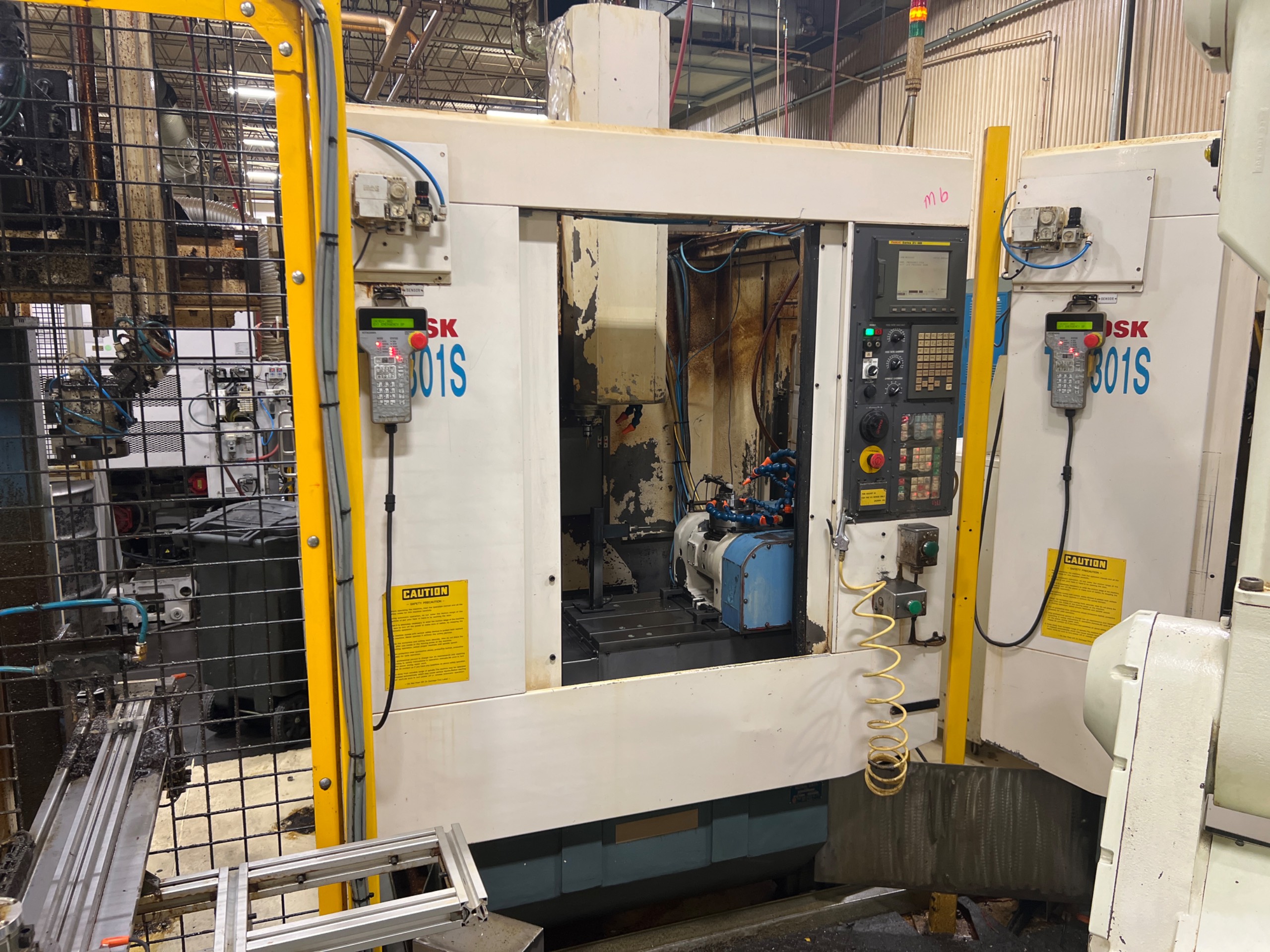 2004 TOYOSK TVT301S VERTICAL MACHINING CENTER For Sale | Aucto