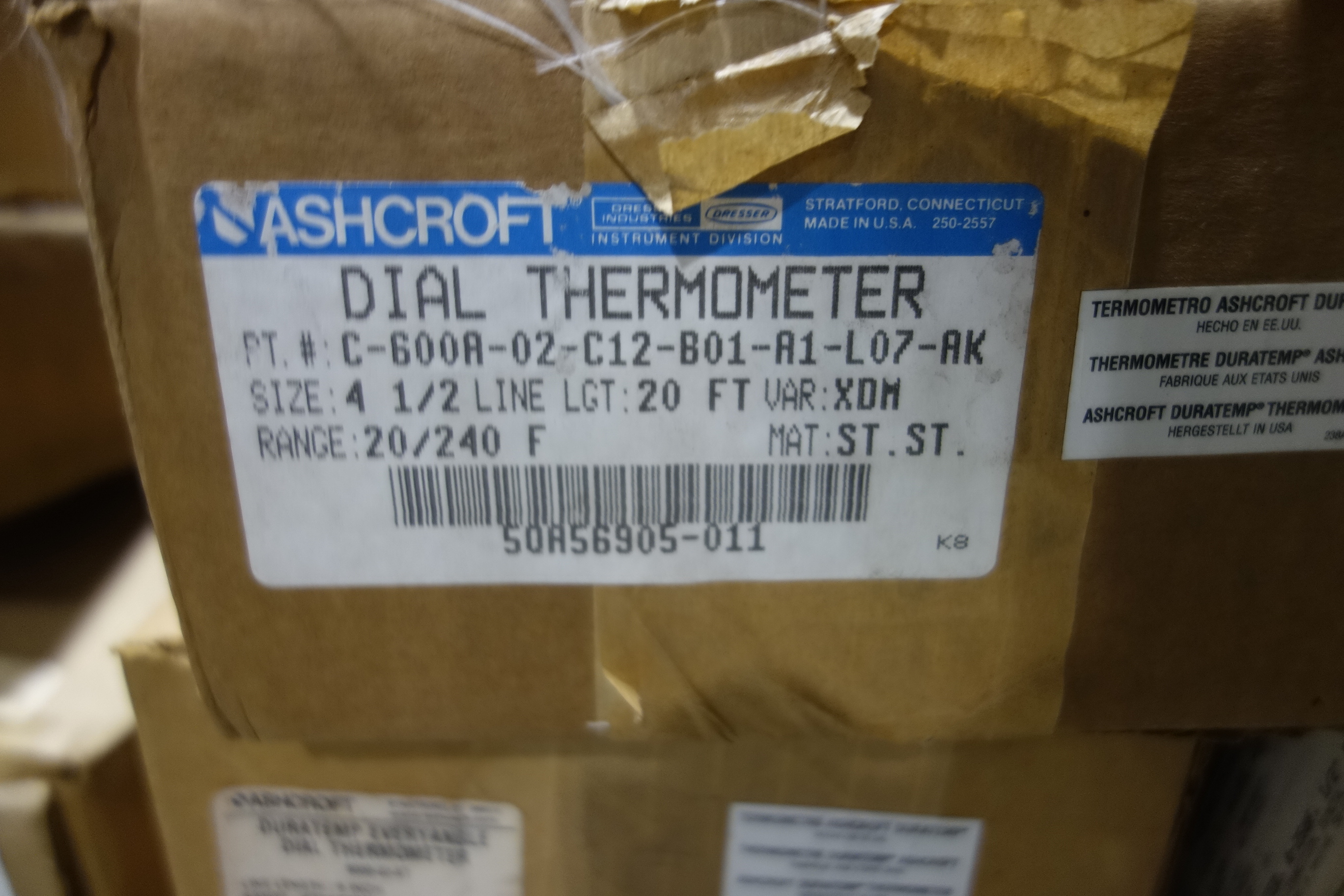 3 PALLETS OF ASSORTED TEMPERATURE SENSORS