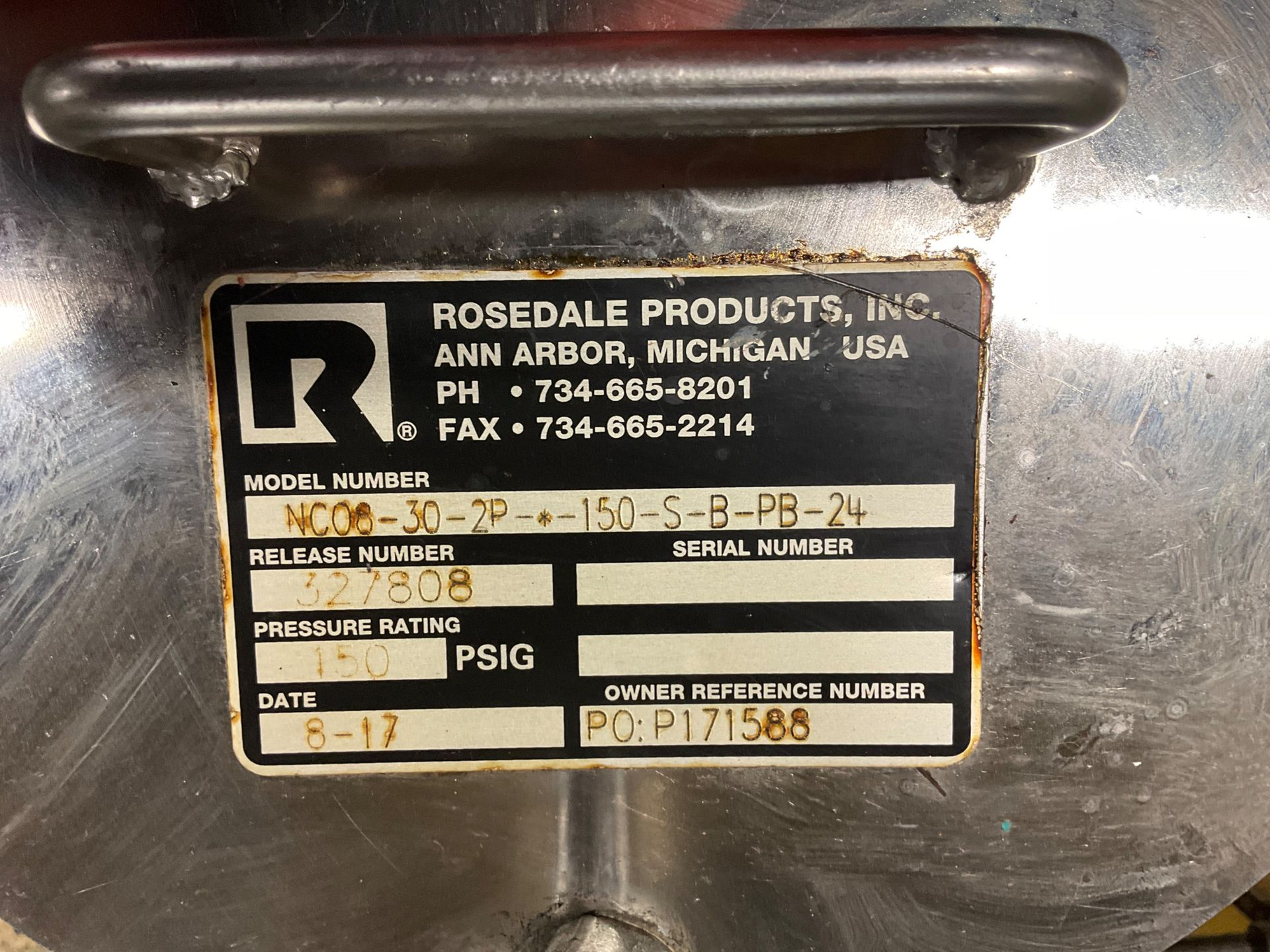 ALLIANCE MANUFACTURING AQUAMASTER CB-1400E PARTS WASHING MACHINE WITH ...