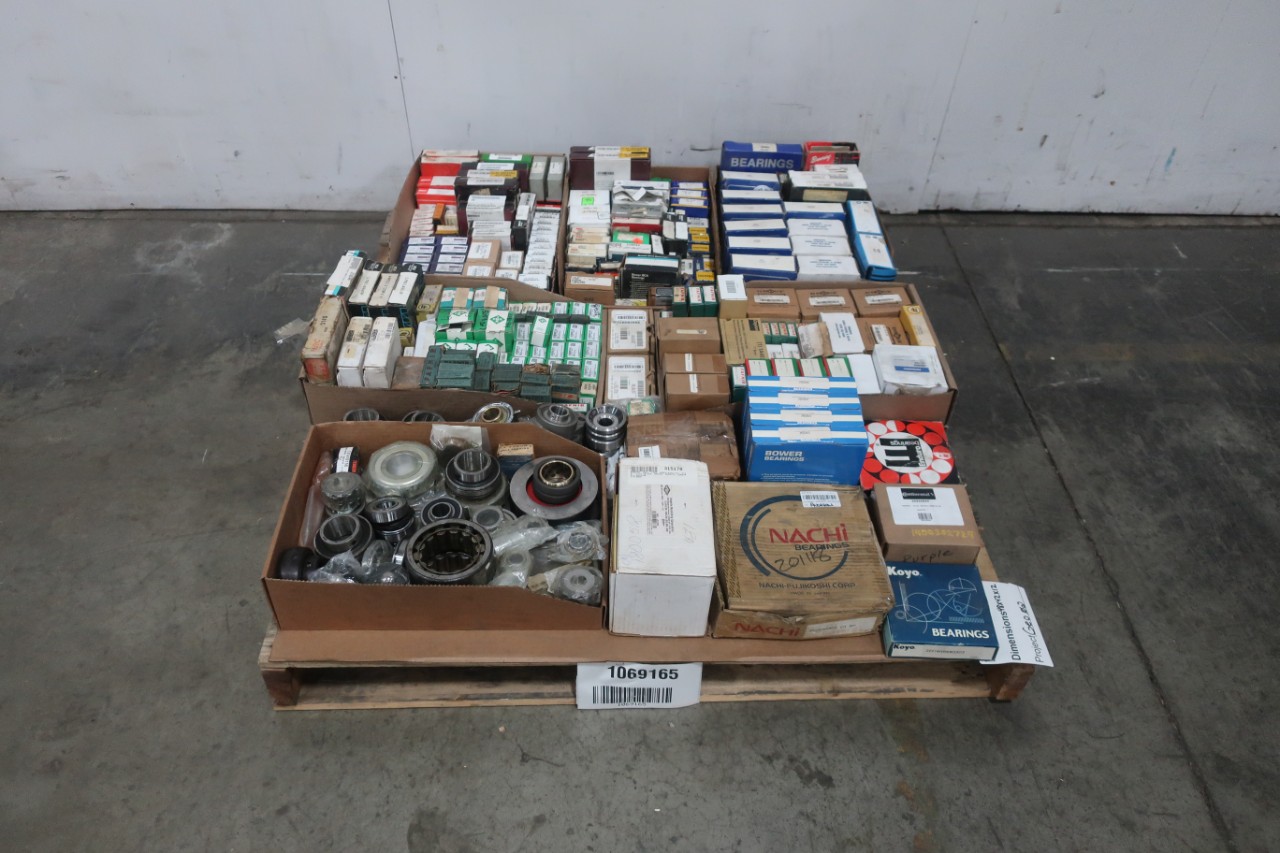 SKU 1069165 - PALLET OF ASSORTED BEARINGS