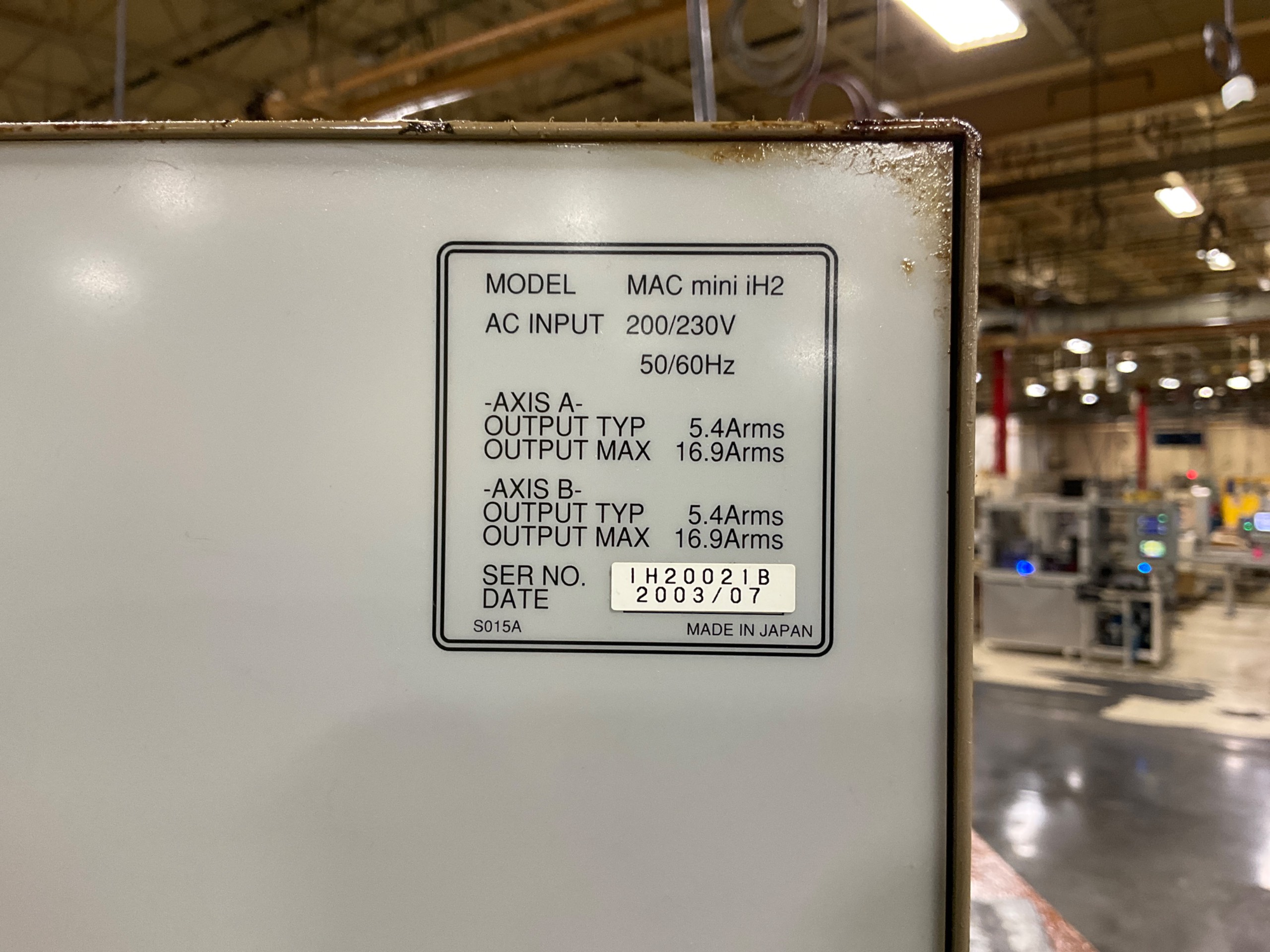 2003 TOYOSK TVT301S VERTICAL MACHINING CENTER For Sale | Aucto