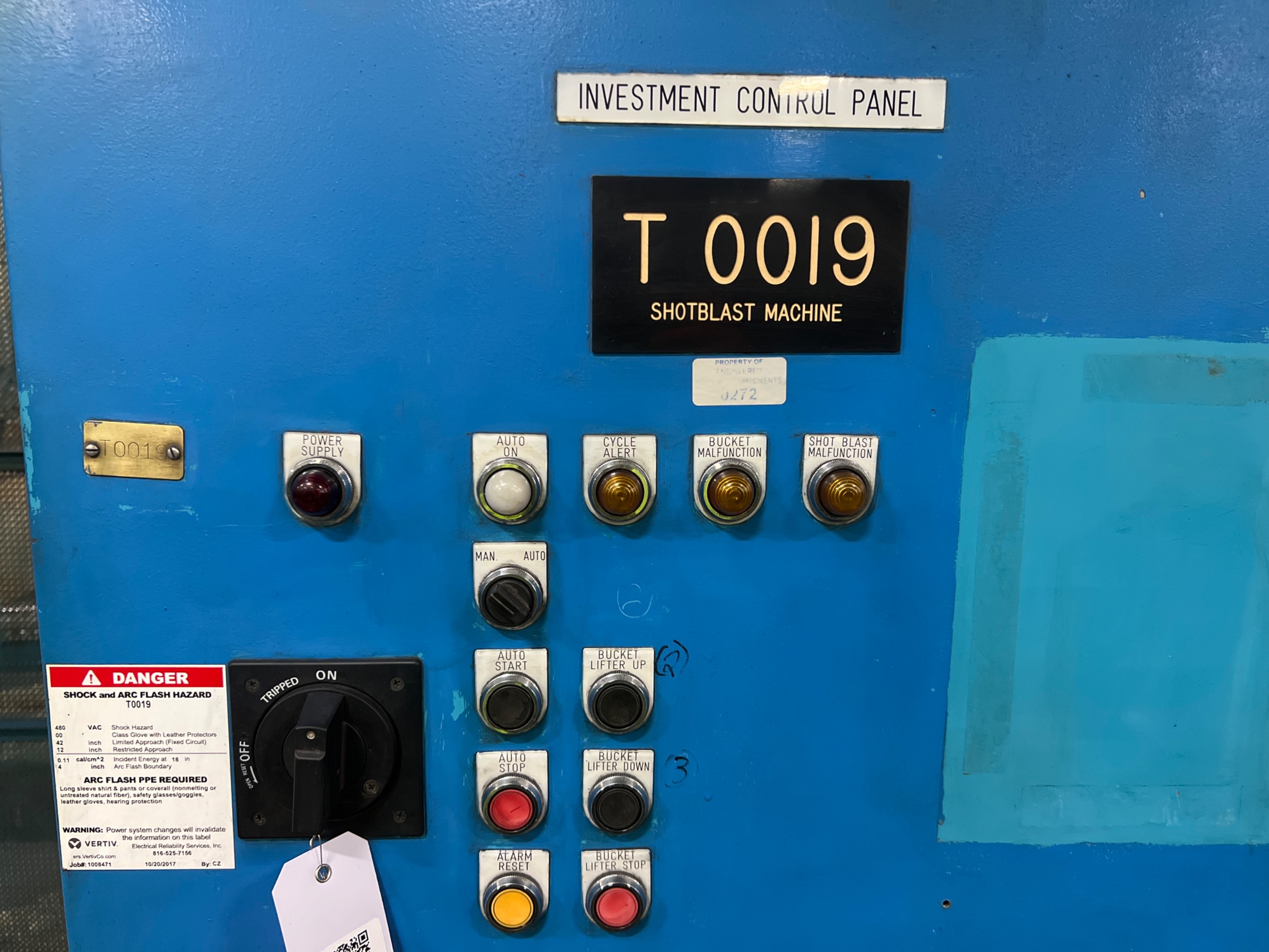 1989 FK NBM TC-100 SHOT BLAST MACHINE