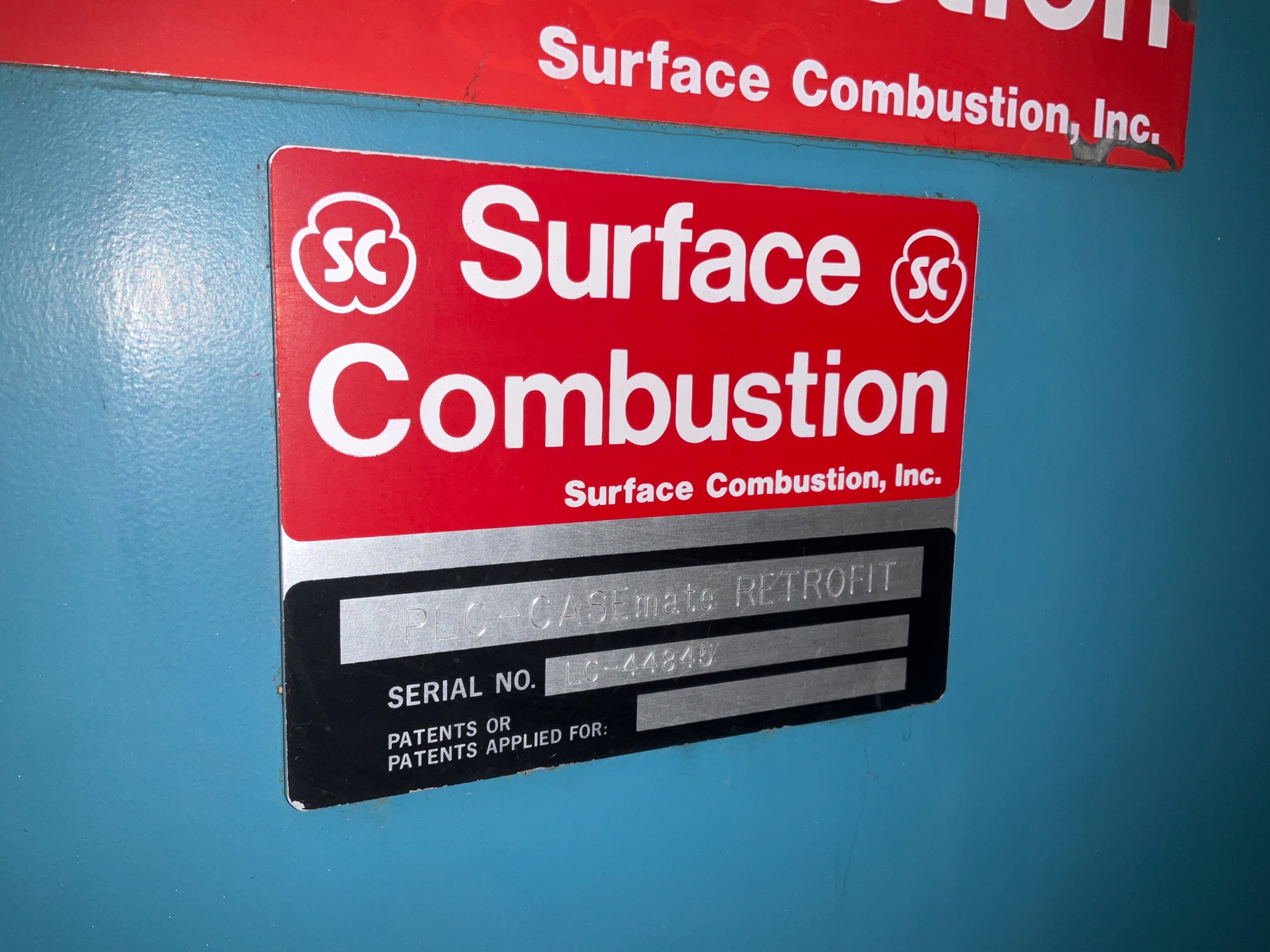 SURFACE COMBUSTION SUPER ALLCASE CARBURIZING FURNACE