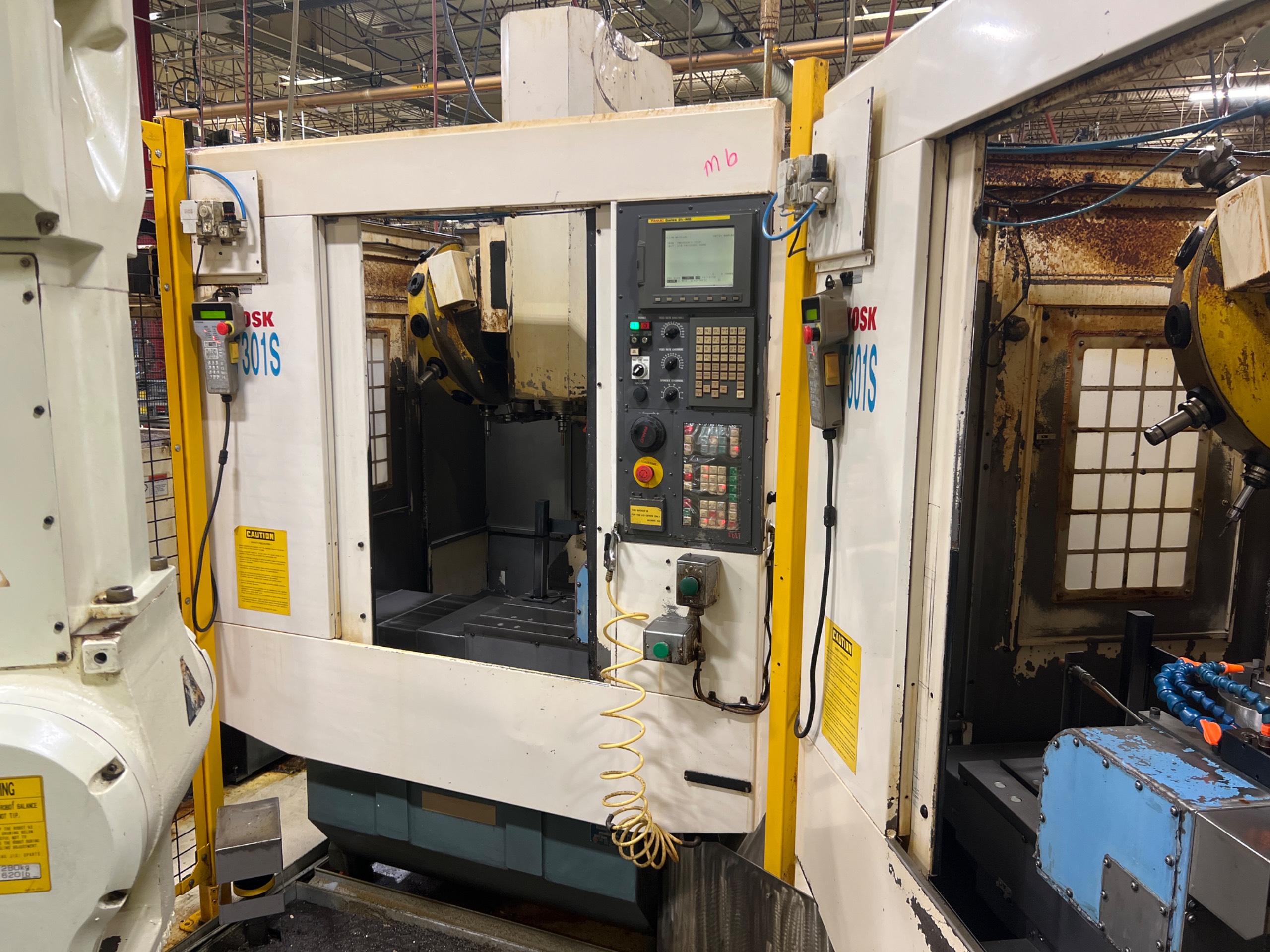 2004 TOYOSK TVT301S VERTICAL MACHINING CENTER For Sale | Aucto