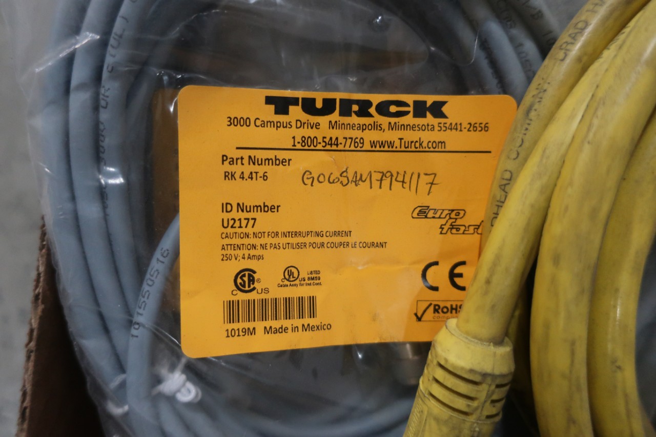 SKU 1067652 -2 PALLETS OF ASSORTED CORDSET CABLES