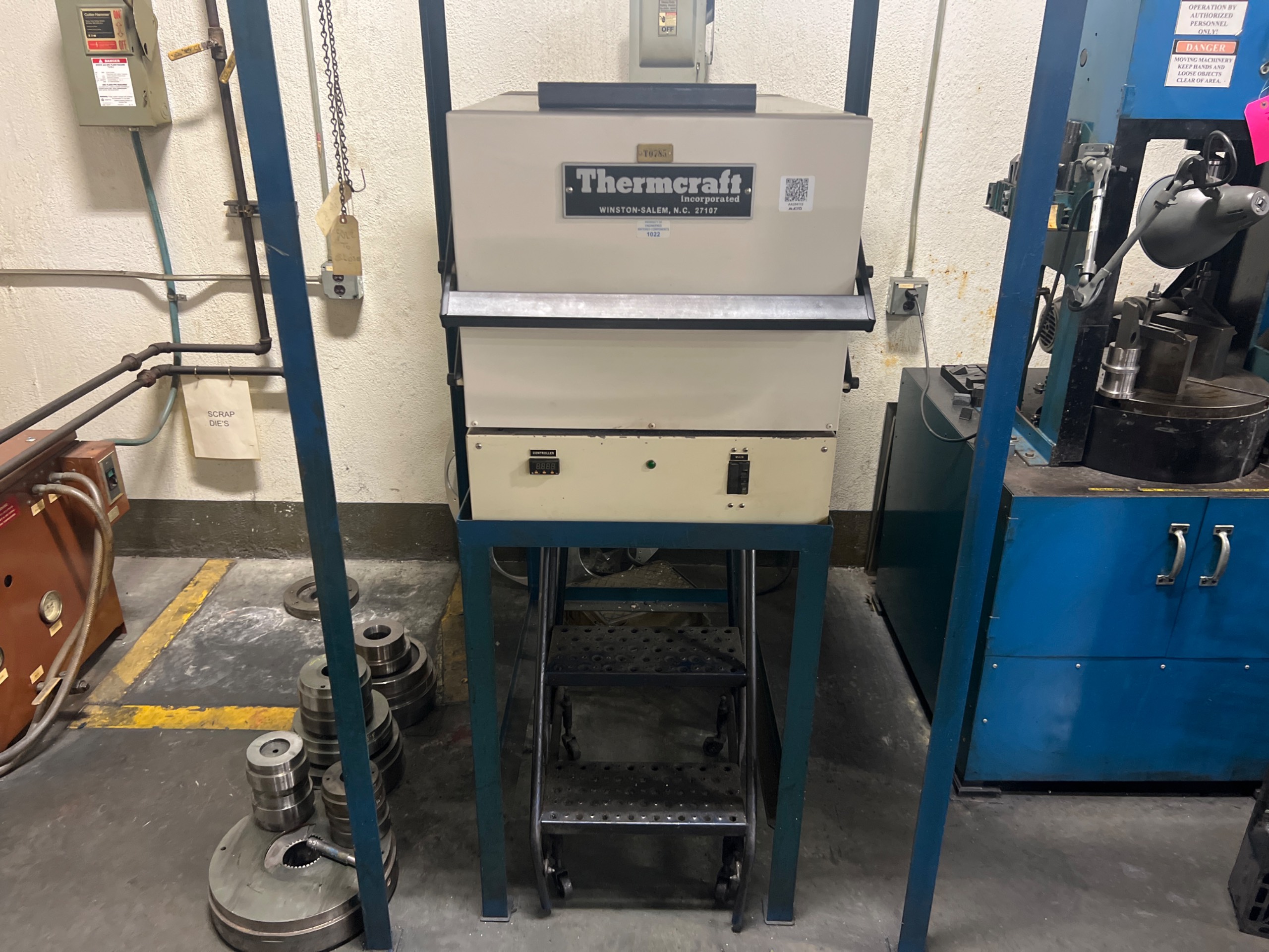 THERMCRAFT INCORPORATED SSB-12-12-18-1C-L-J8154/1A 1400 DEGREE FURNACE ...