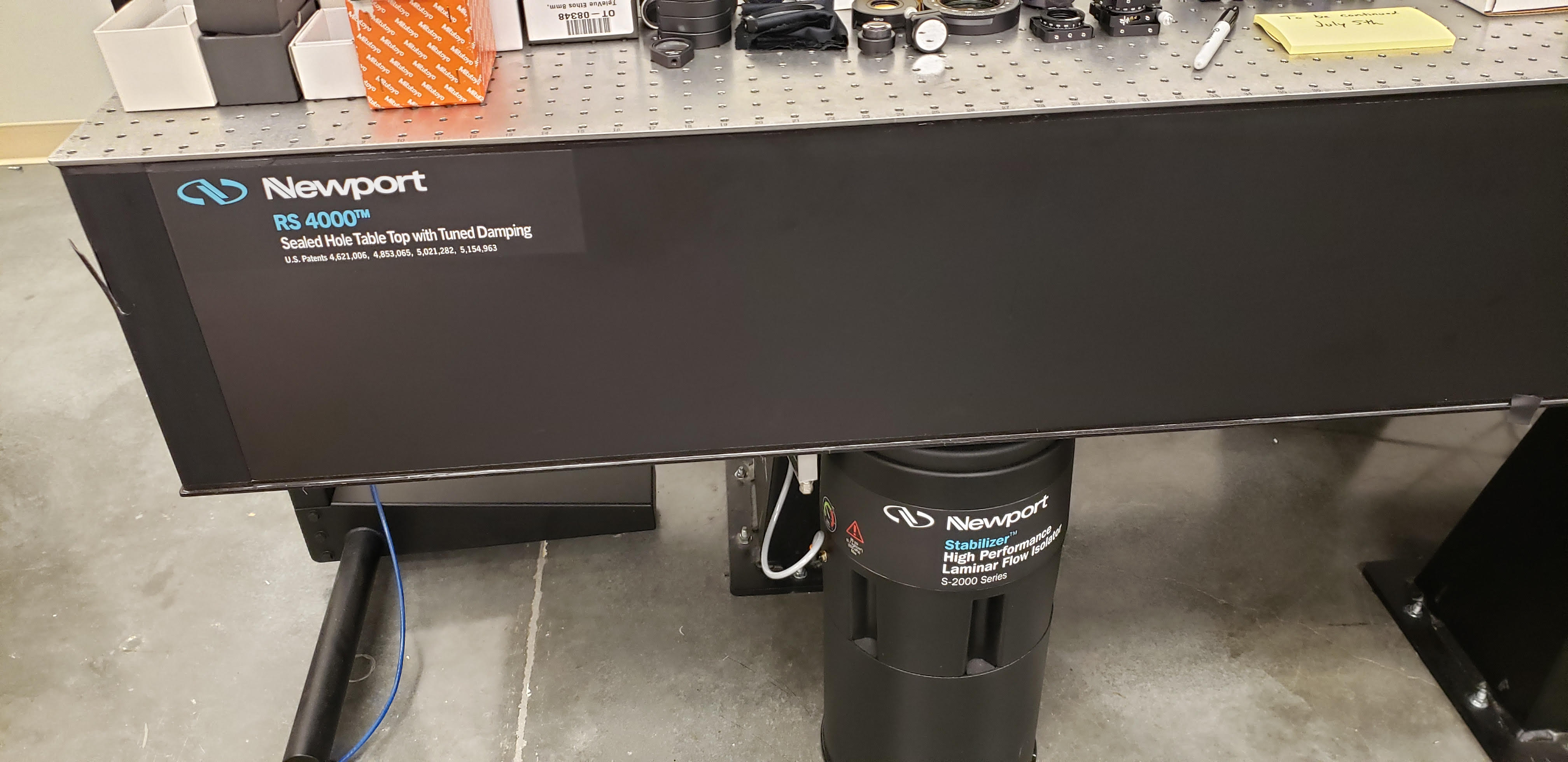 NEWPORT RS 4000 OPTICS WORK TABLE