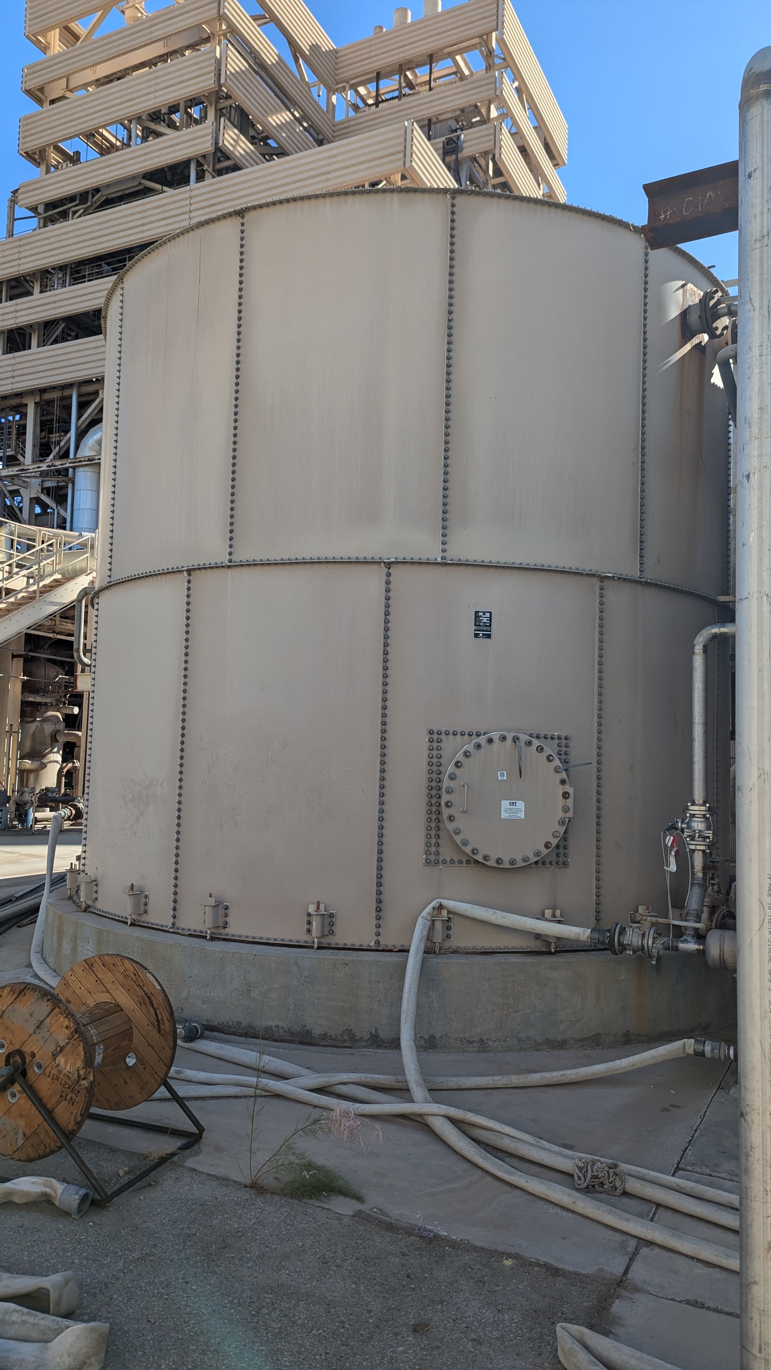 1990 PEABODY TECTANK BOLTED WATER STORAGE TANK 32200 GALLONS