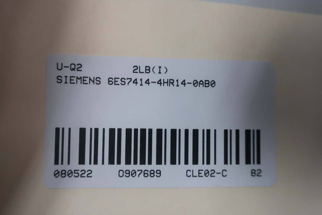 SIEMENS SIMATC S7 PROCESSOR MODULE