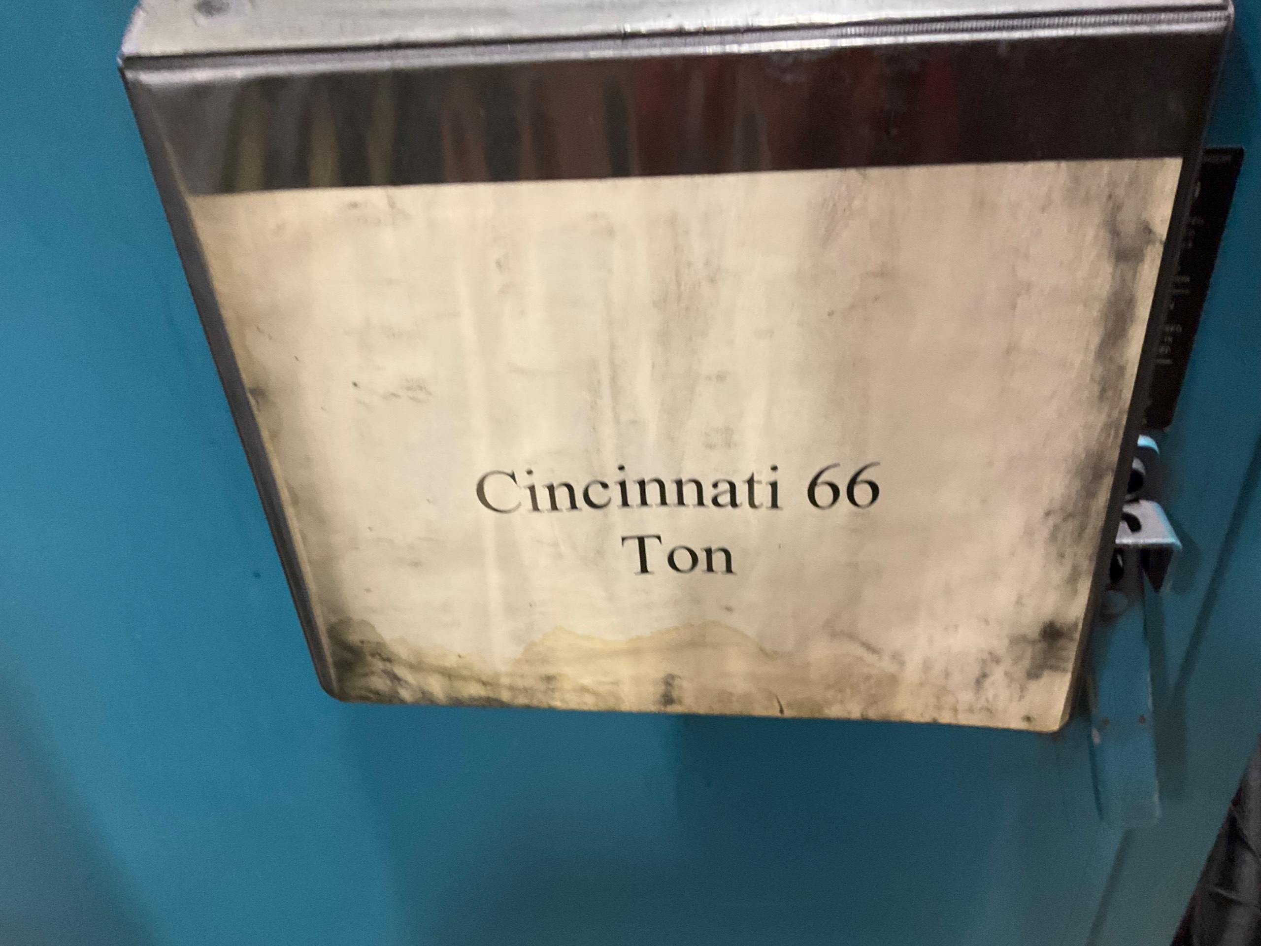 CINCINNATI 66-DC-4-1/2 COMPACTING PRESS For Sale | Aucto