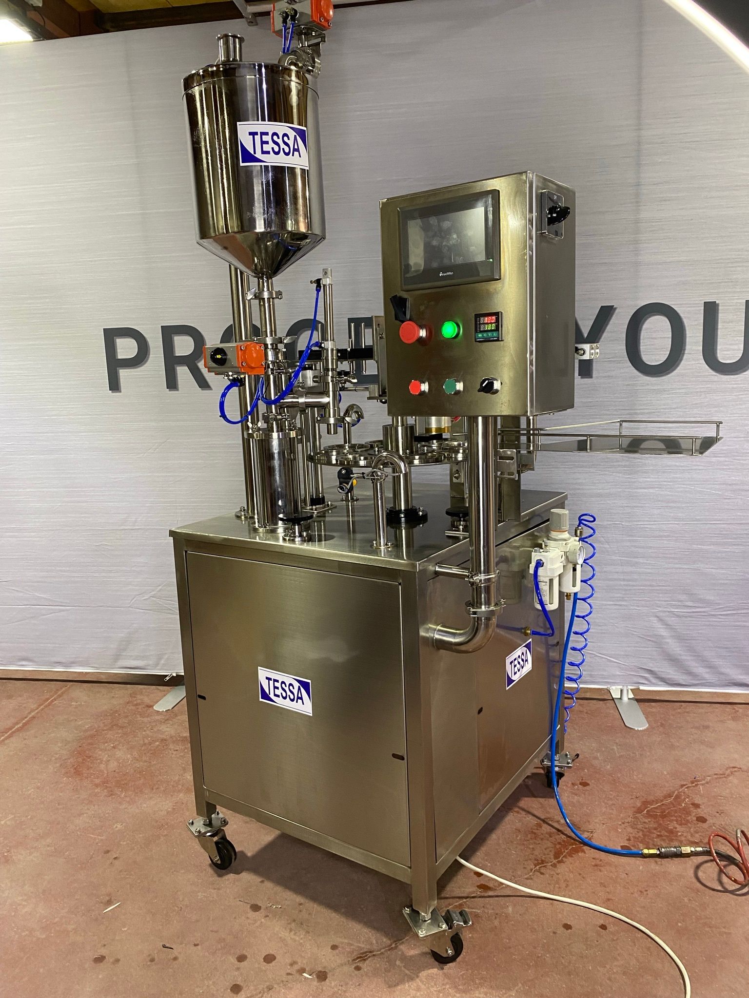 TESSA SEMI-AUTOMATIC CUP FILLER MACHINE For Sale | Aucto